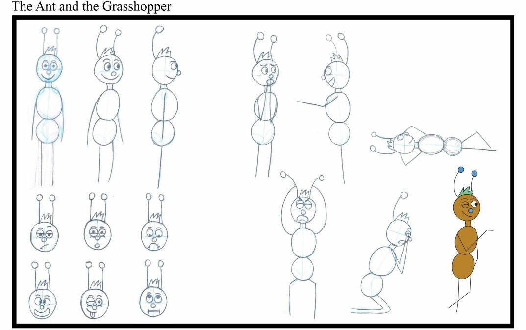 ArtStation - The Ant Model Sheet