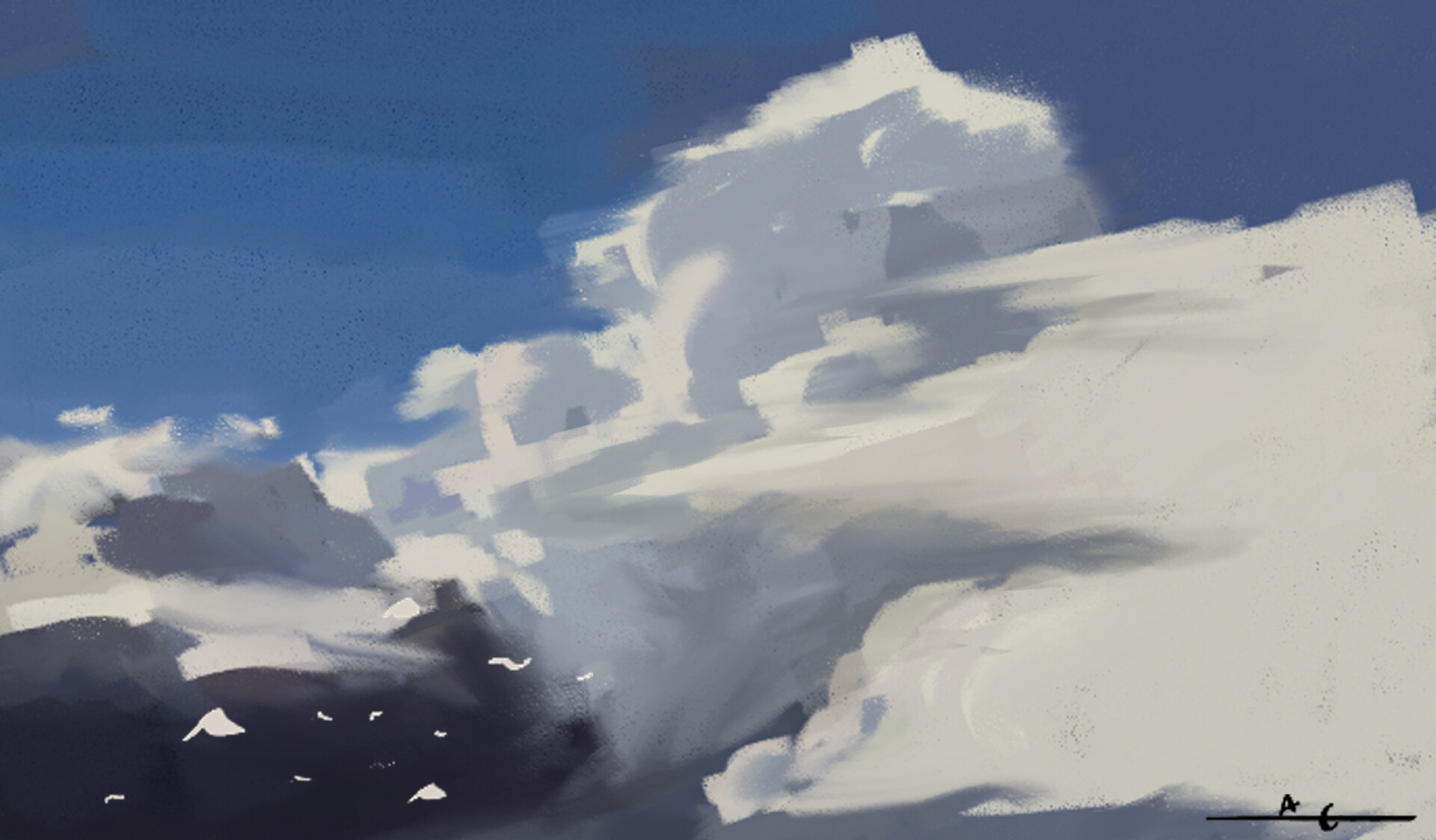 ArtStation - Simple Cloud Study
