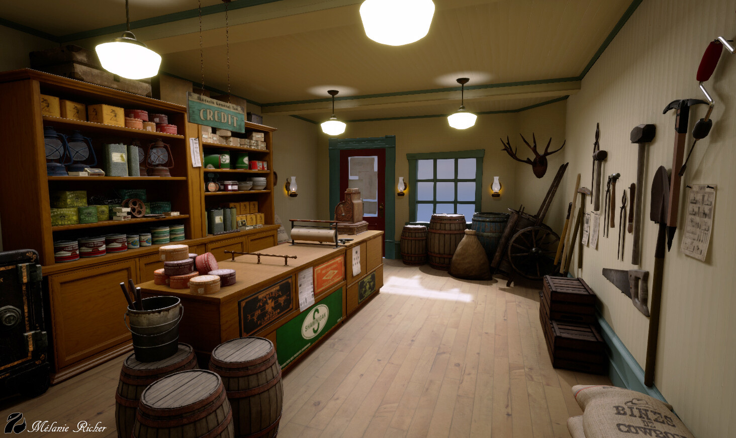 Mélanie Richer - Ici Laflaque Lighting environments/Level Art/Texturing