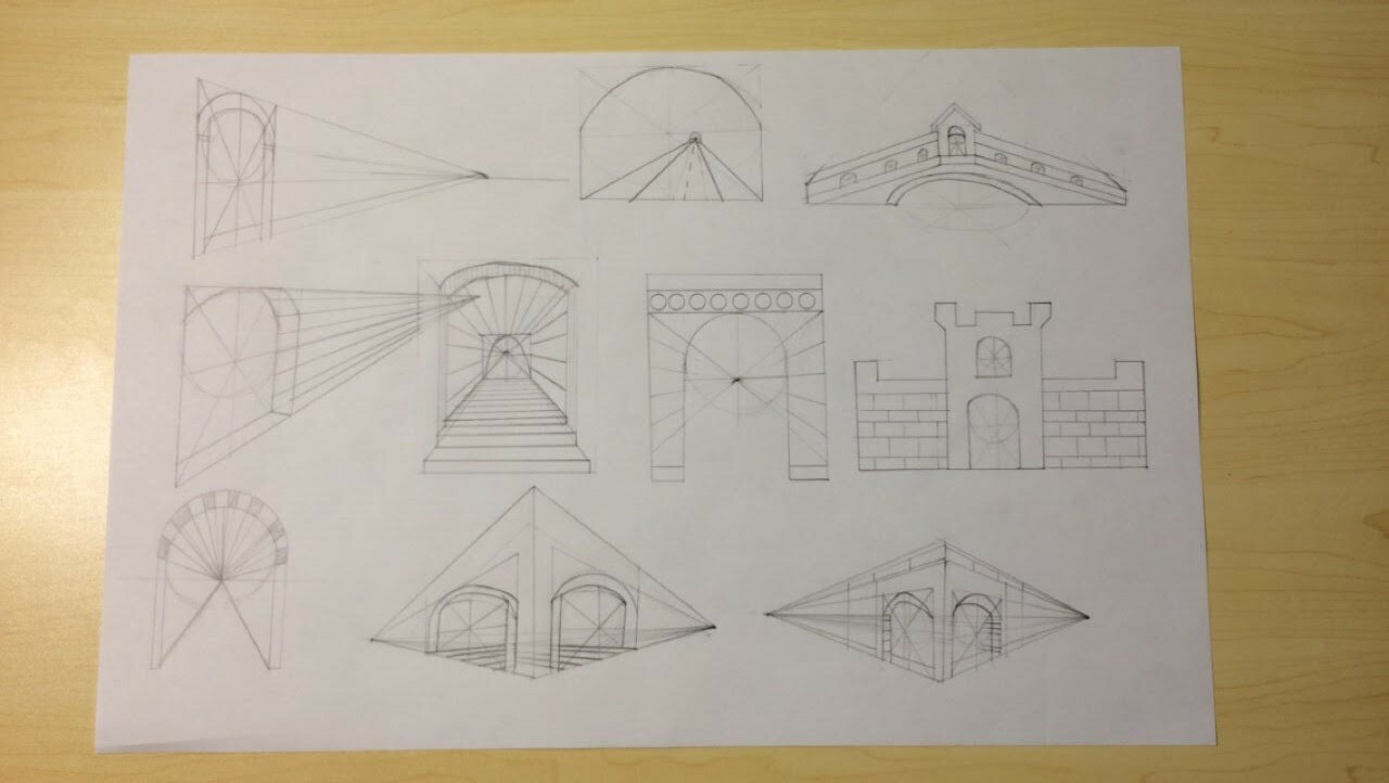 ArtStation - Arches In Perspective