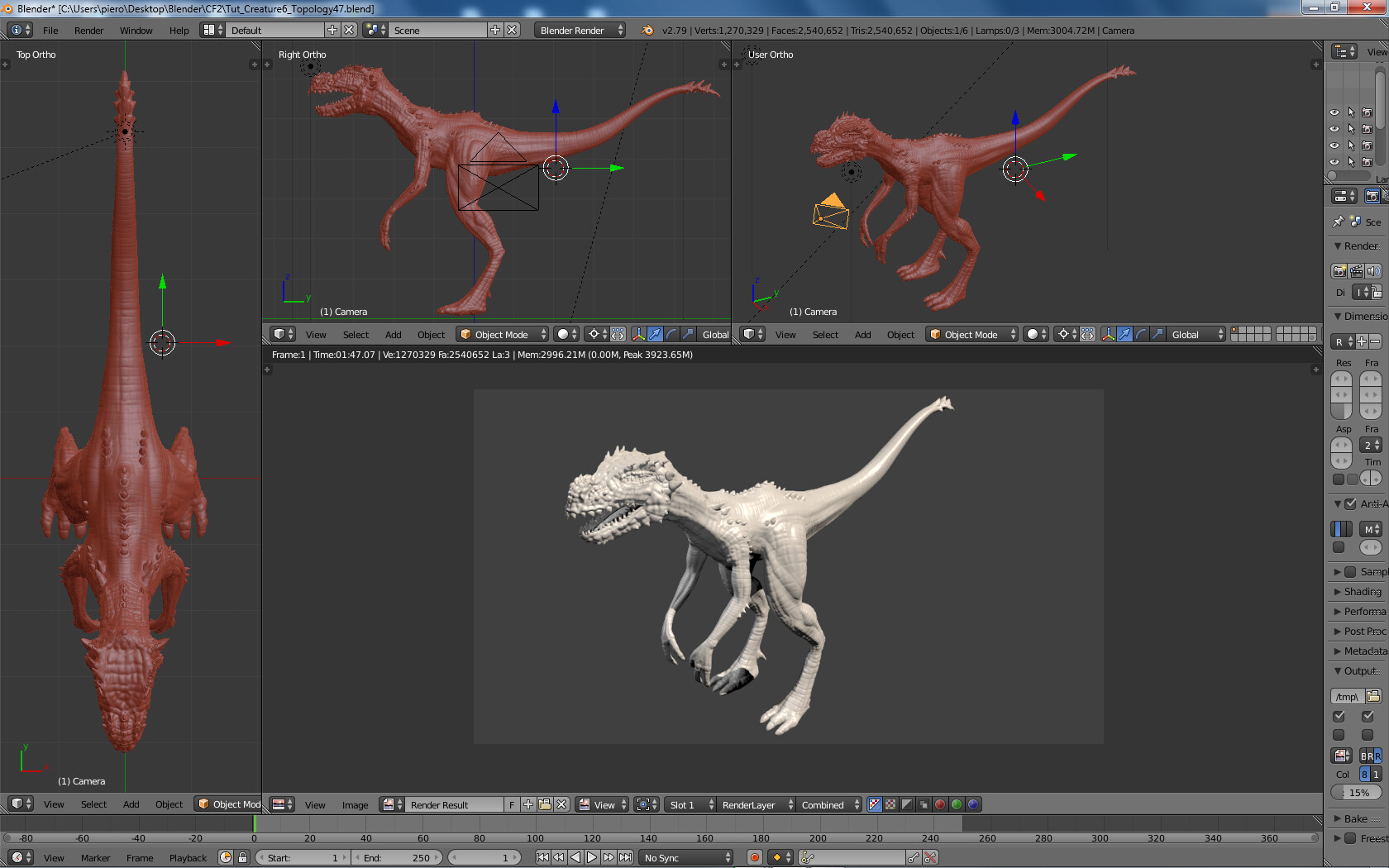 ArtStation - Dinosaur (2018)