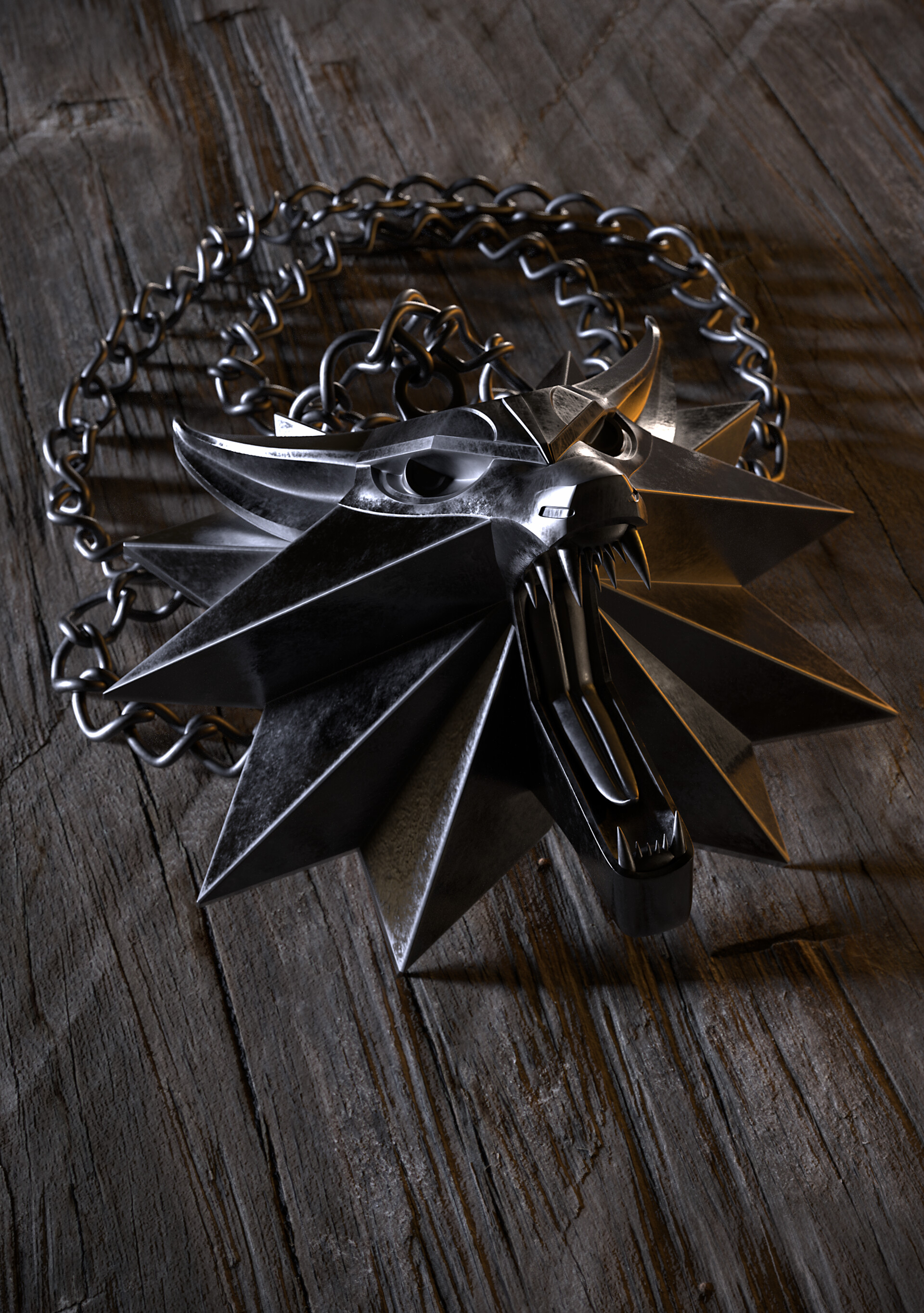 ArtStation - Witcher 3 Medallion