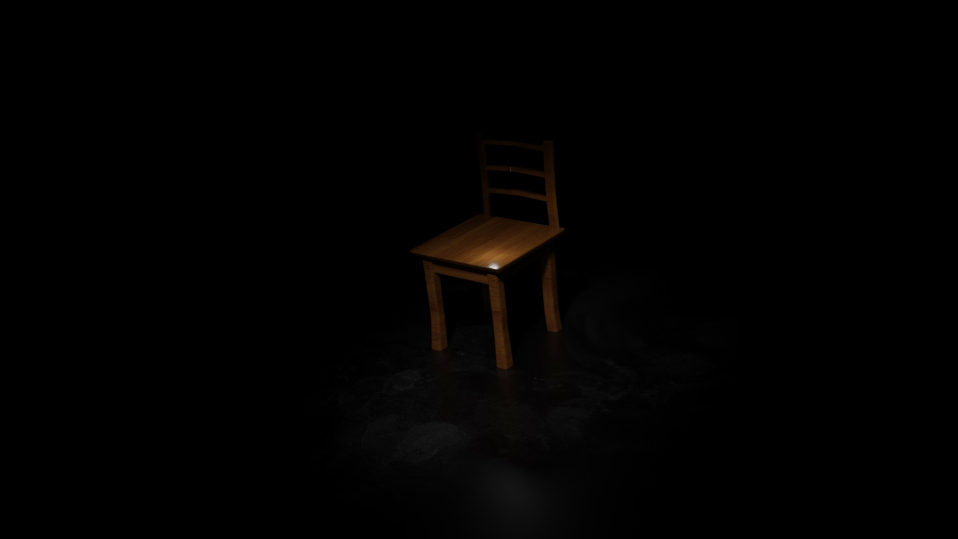 ArtStation - Chair in the darkness