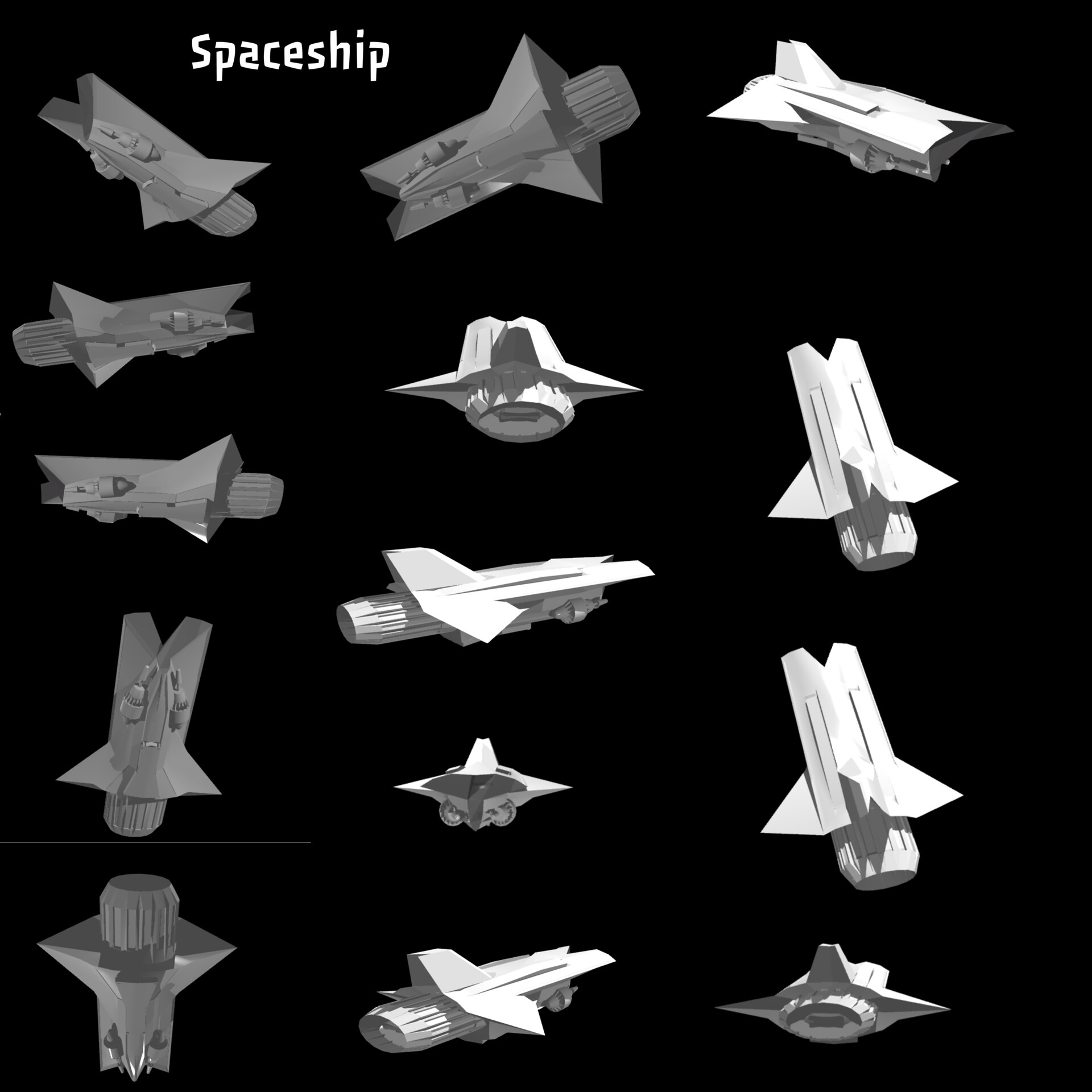 ArtStation - Spaceship Concept at the start of 2019