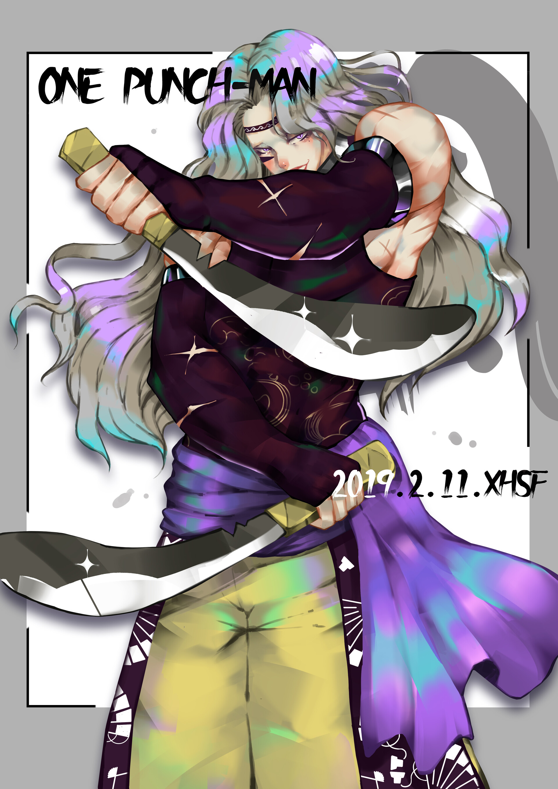 ArtStation - 一拳超人-疾风的WIND ONE PUNCH MAN