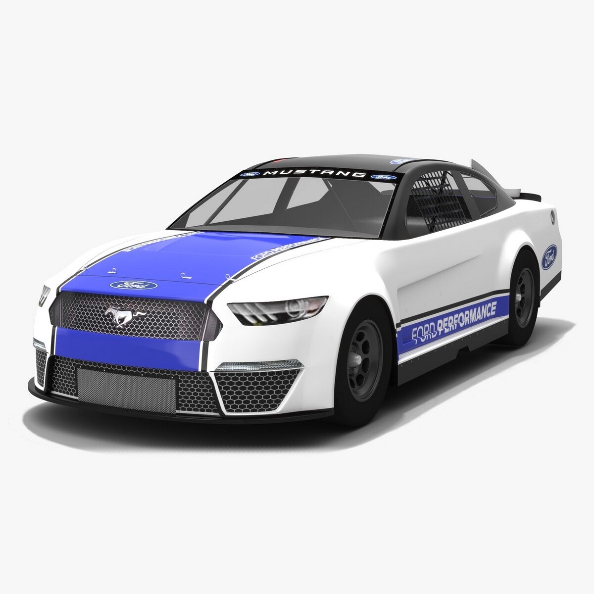 OpticalDreamSoft - Ford Mustang GT NASCAR Season 2019 race car 3D model