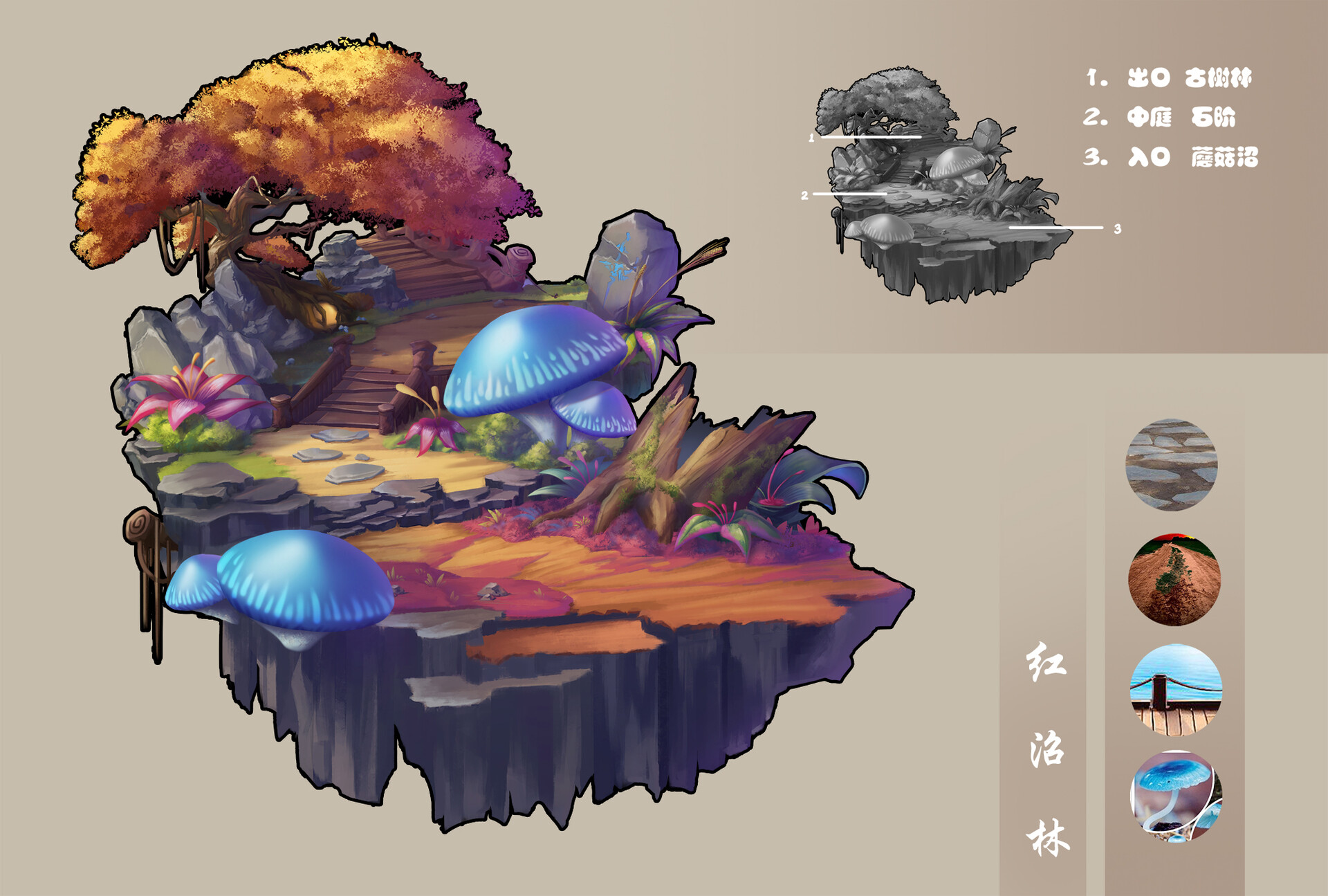 ArtStation - red forest