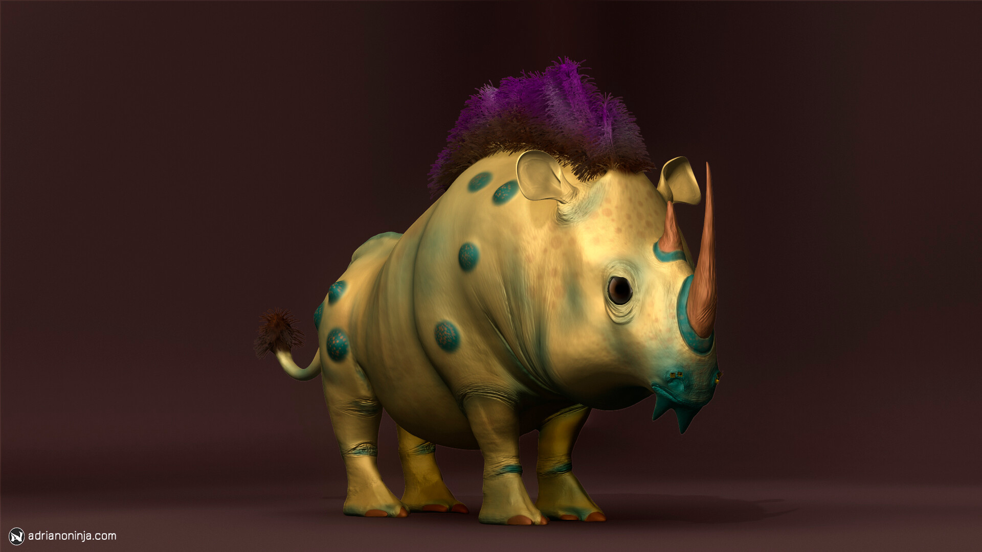 ArtStation - Mutant Rhino