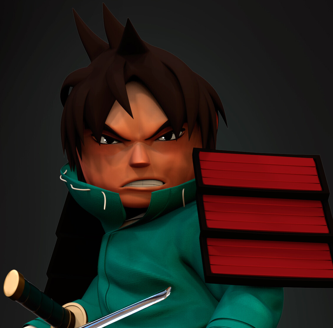 ArtStation - Samurai Kid