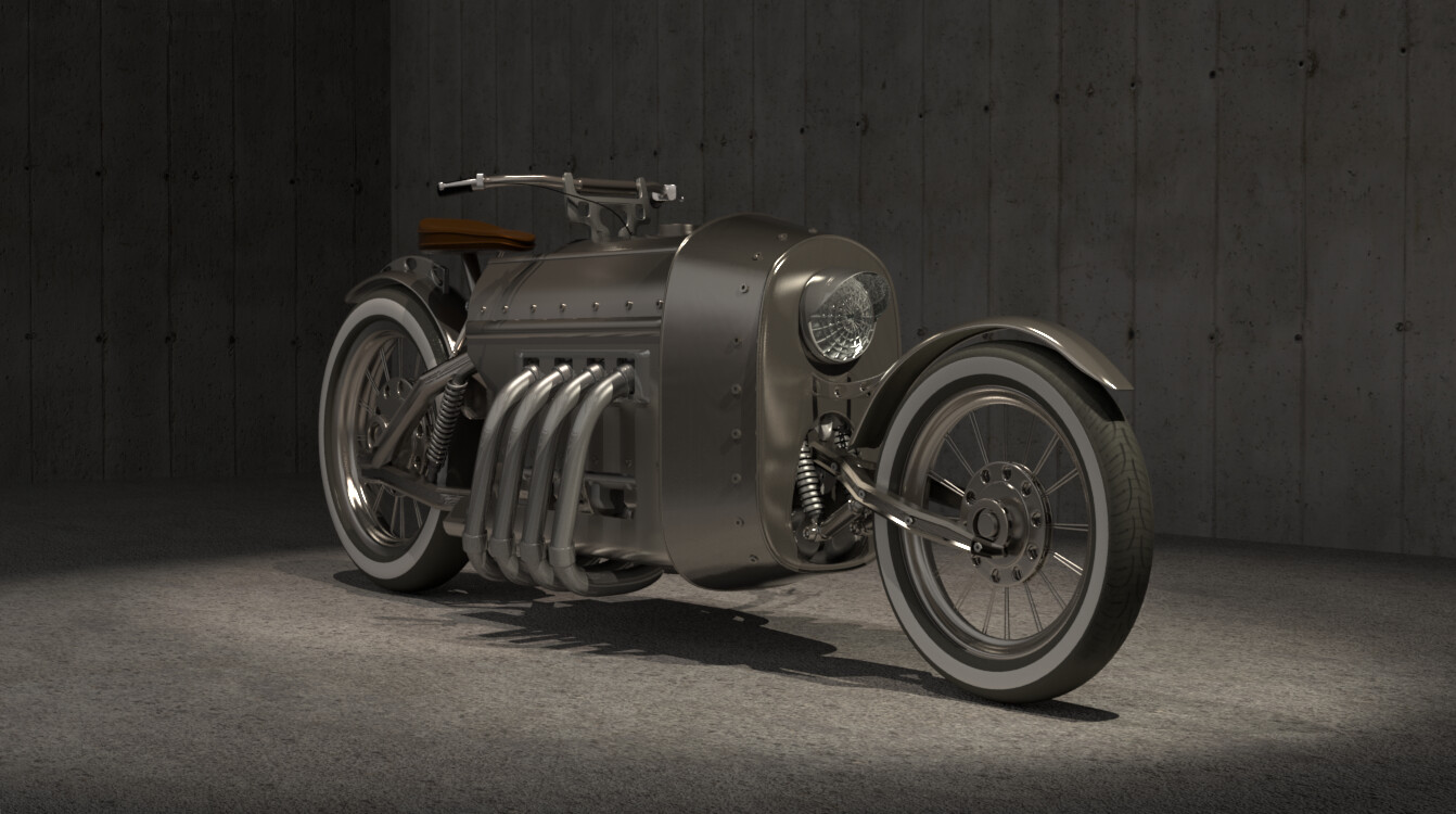 ArtStation - steampunk bike