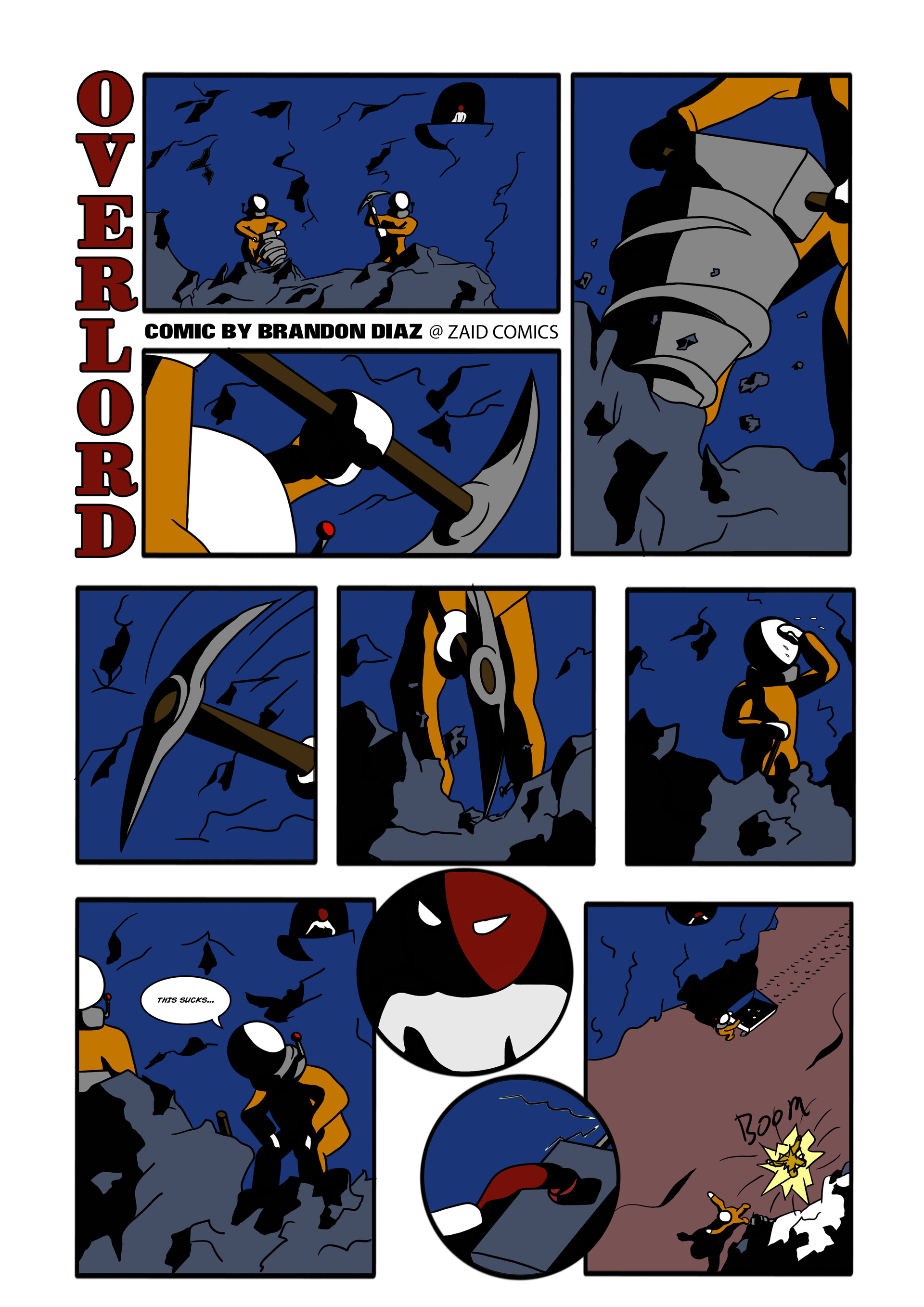 ArtStation - Overlord Comic Page