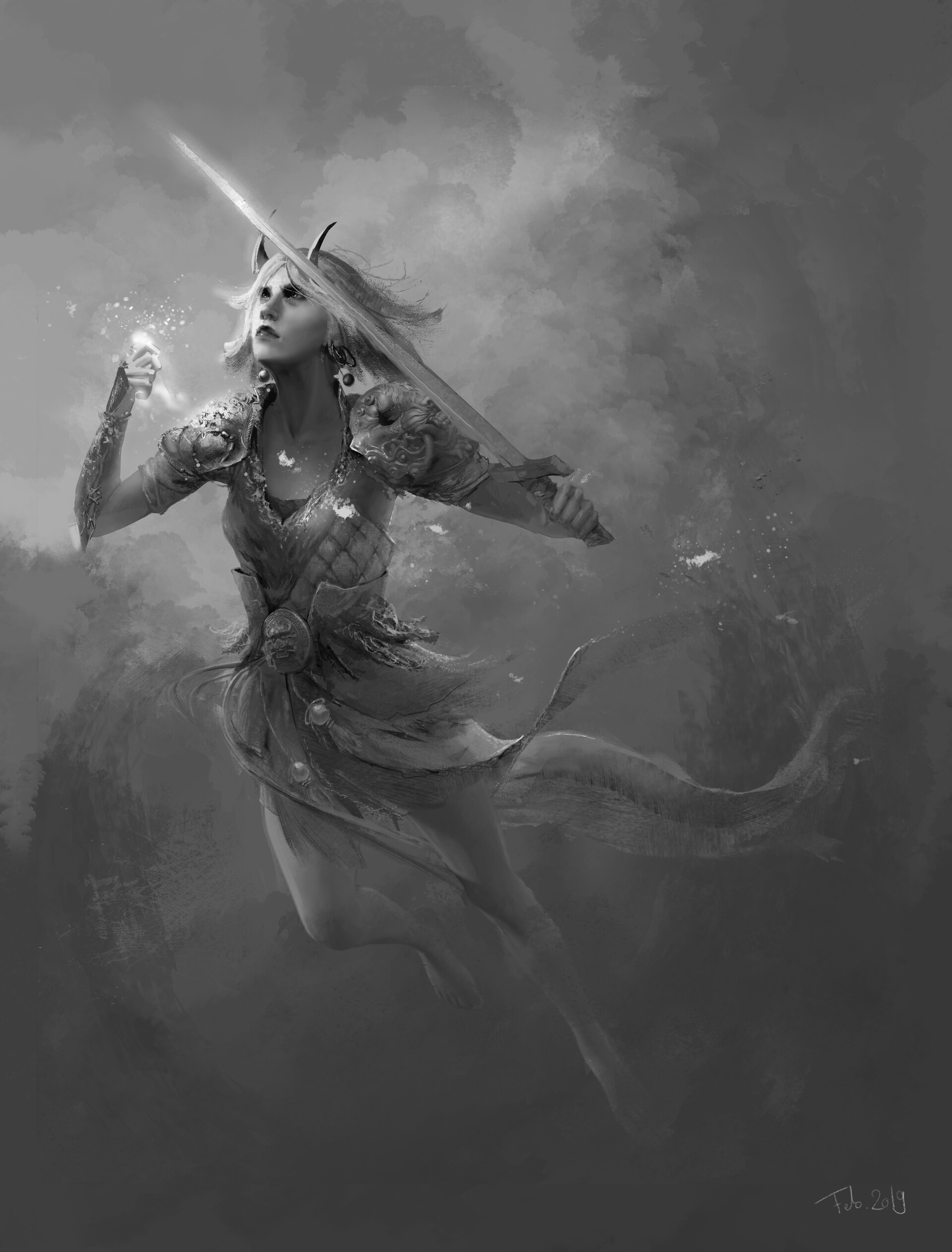 ArtStation - Sword fighter