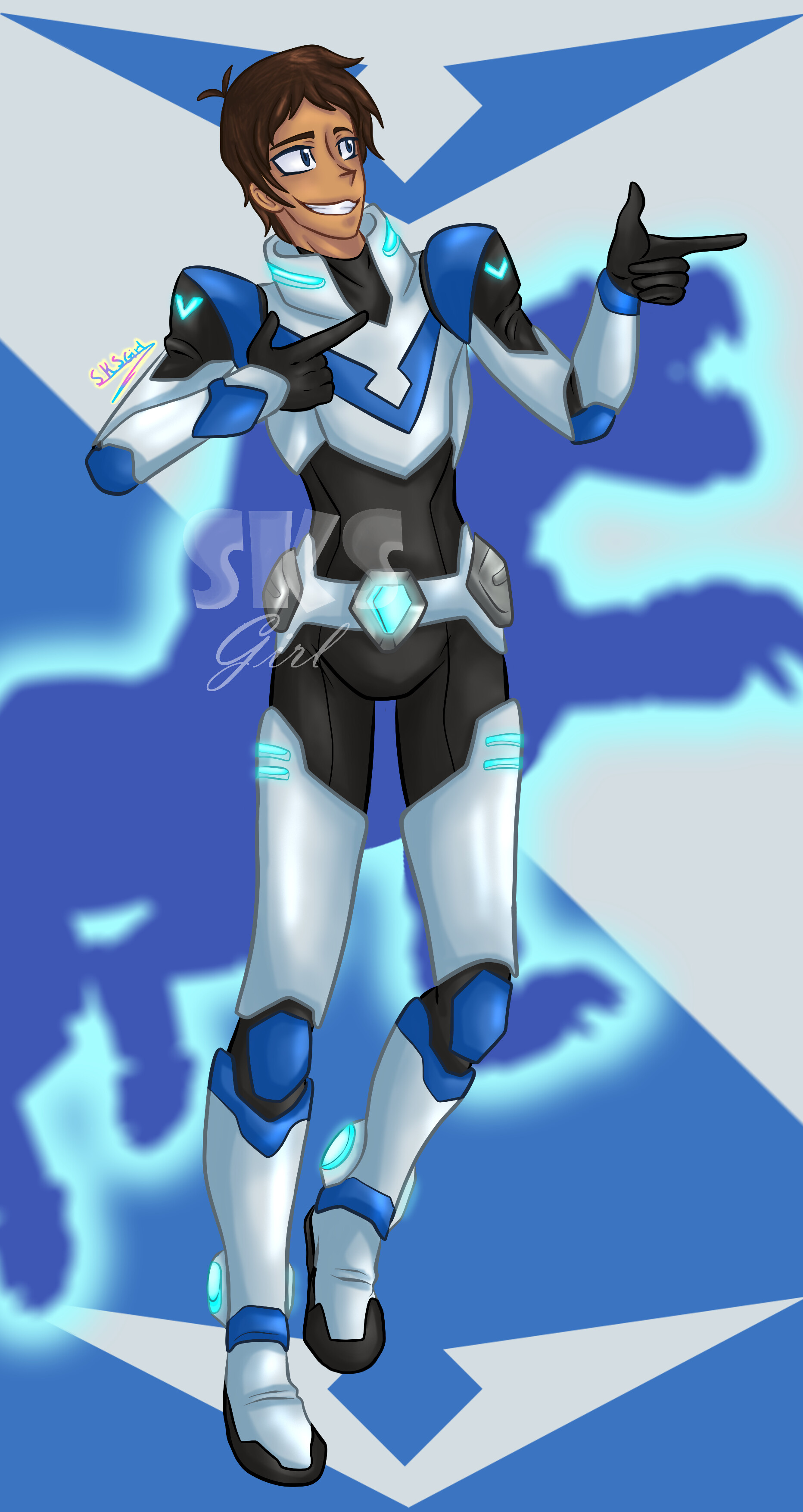 ArtStation - Lance Blue Paladin