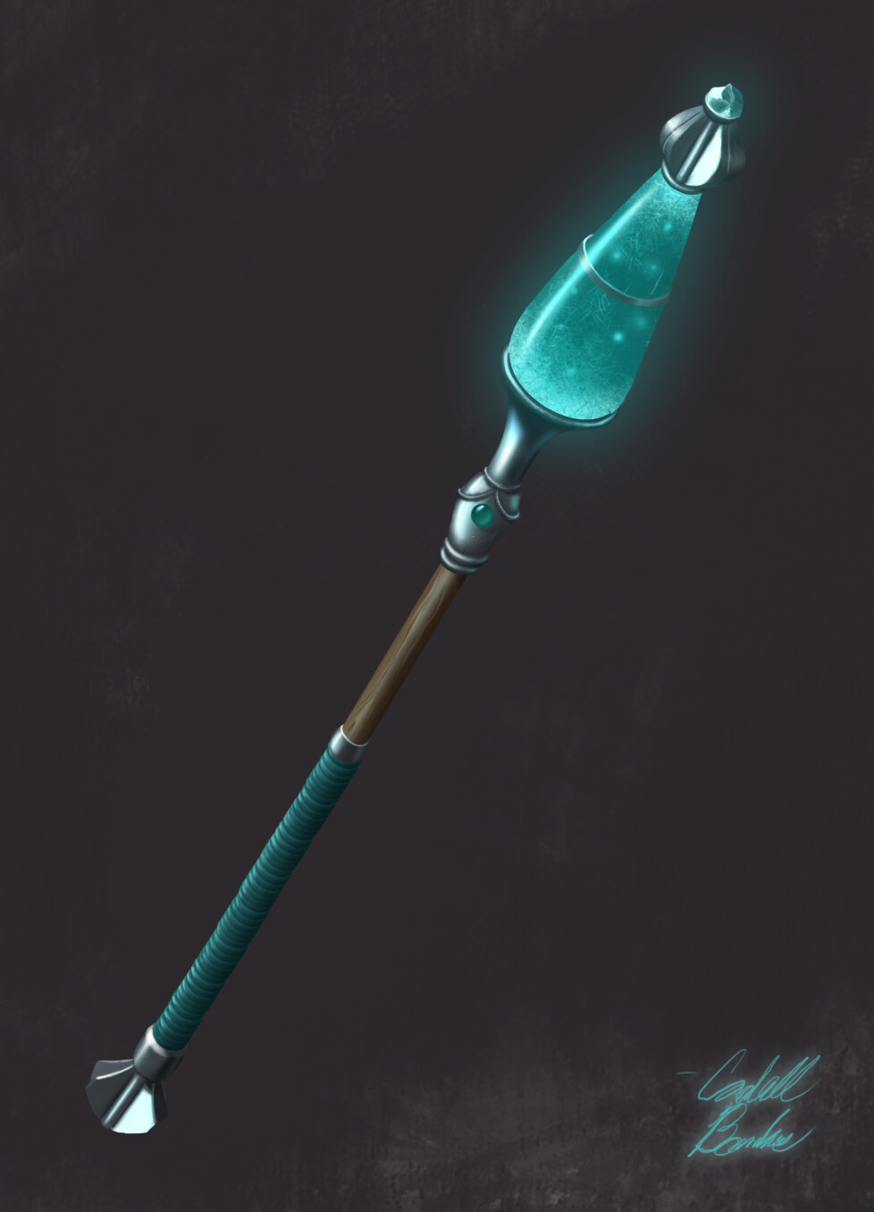 ArtStation - Rune Staff