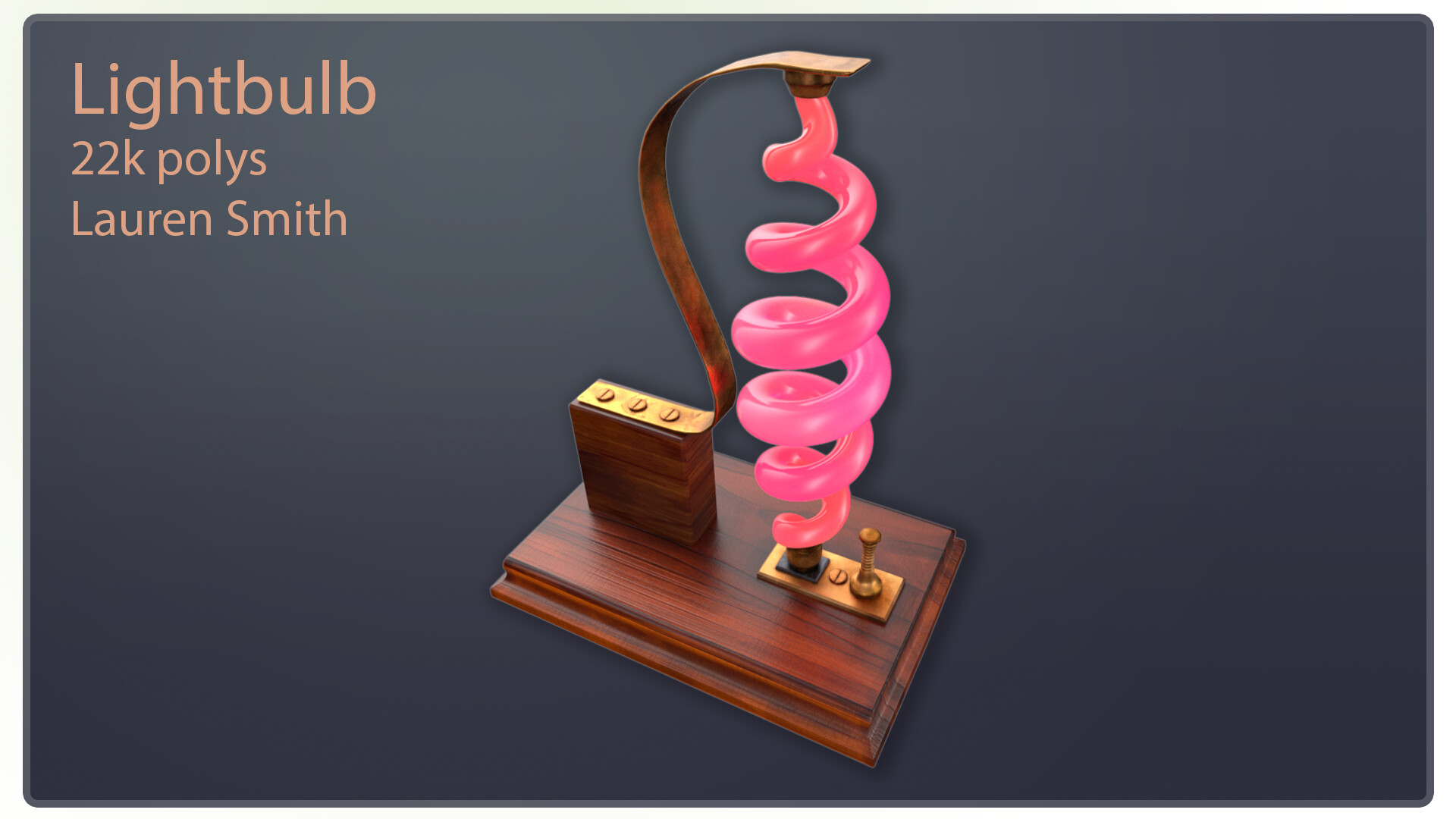 ArtStation - 3D Game Asset - Lightbulb