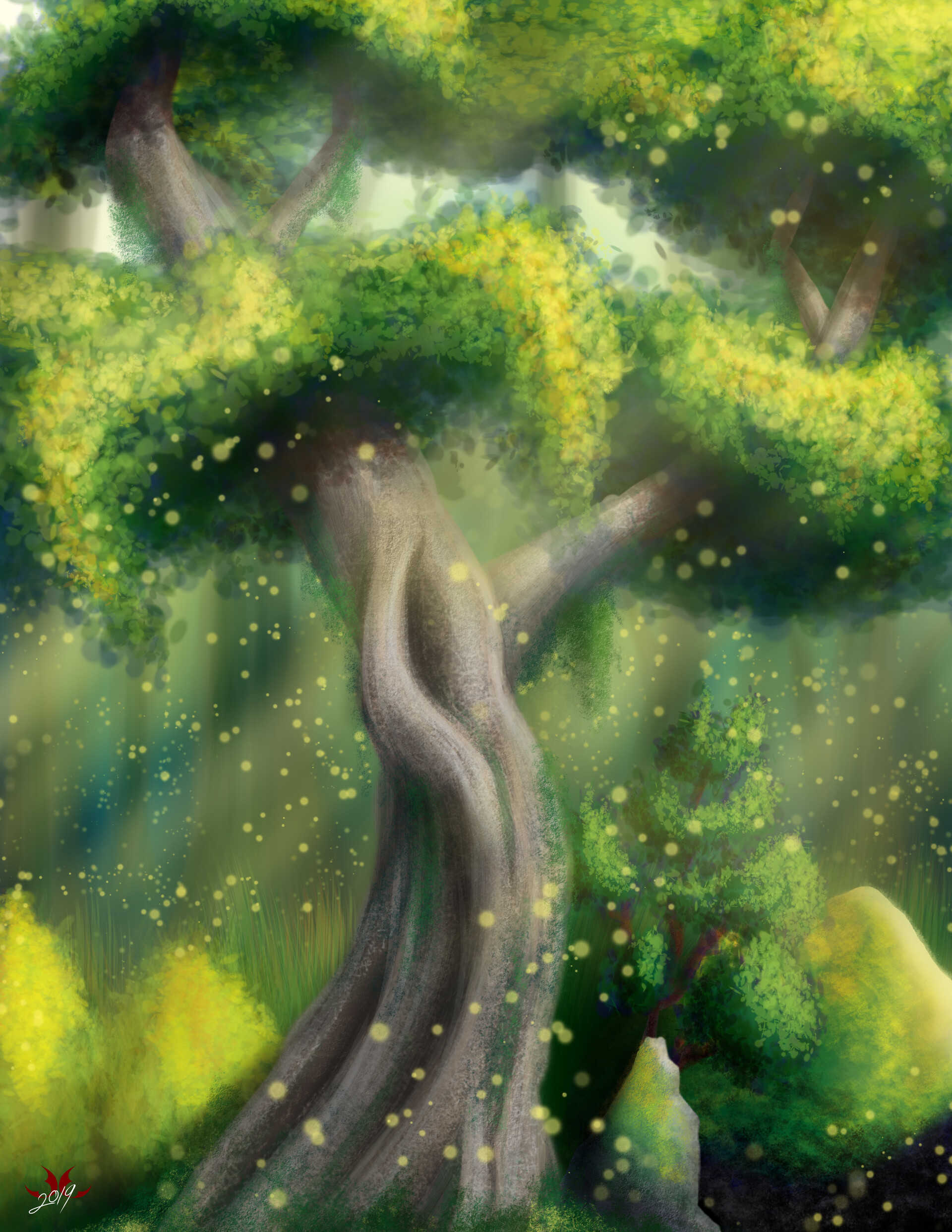 ArtStation - Fantasy Forest