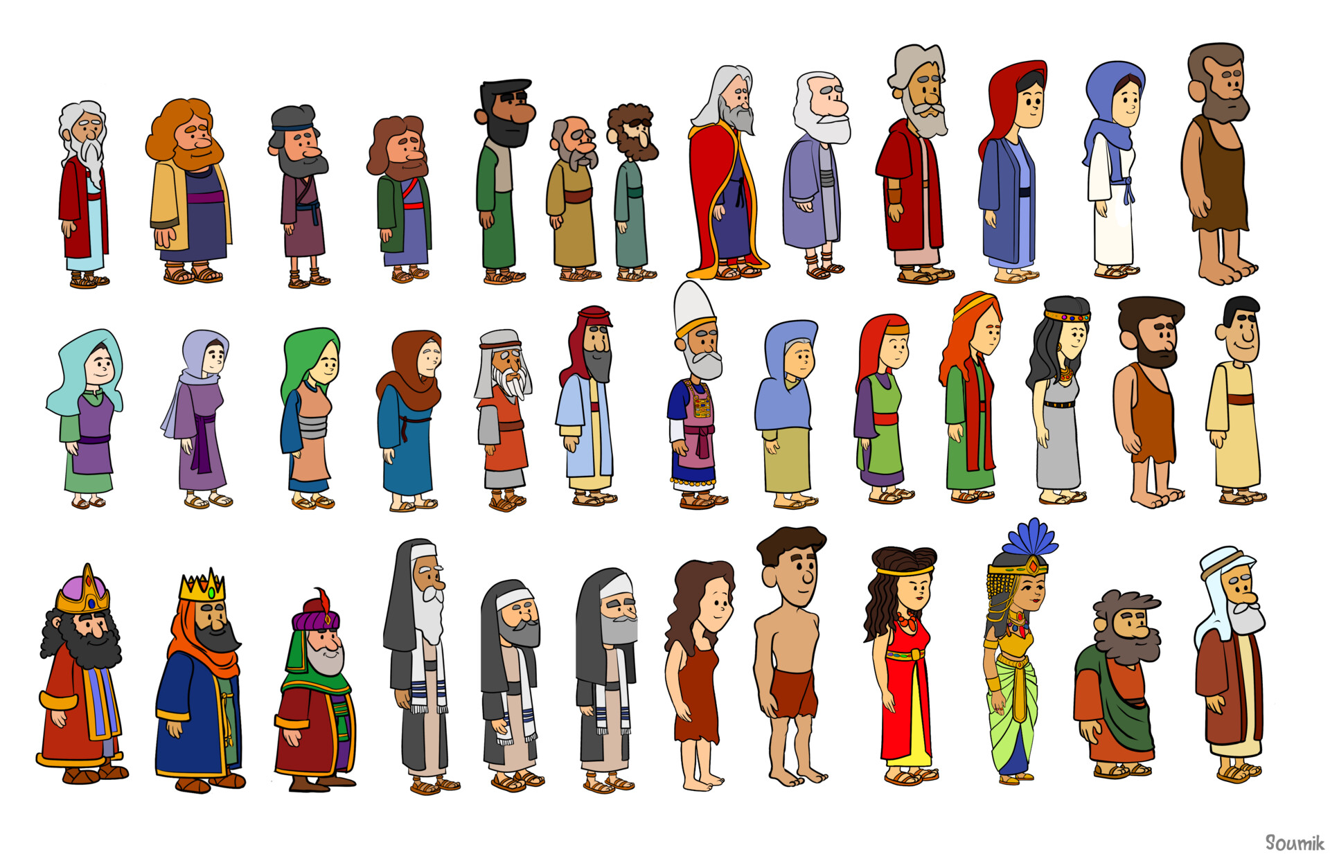 ArtStation - Character design for a game