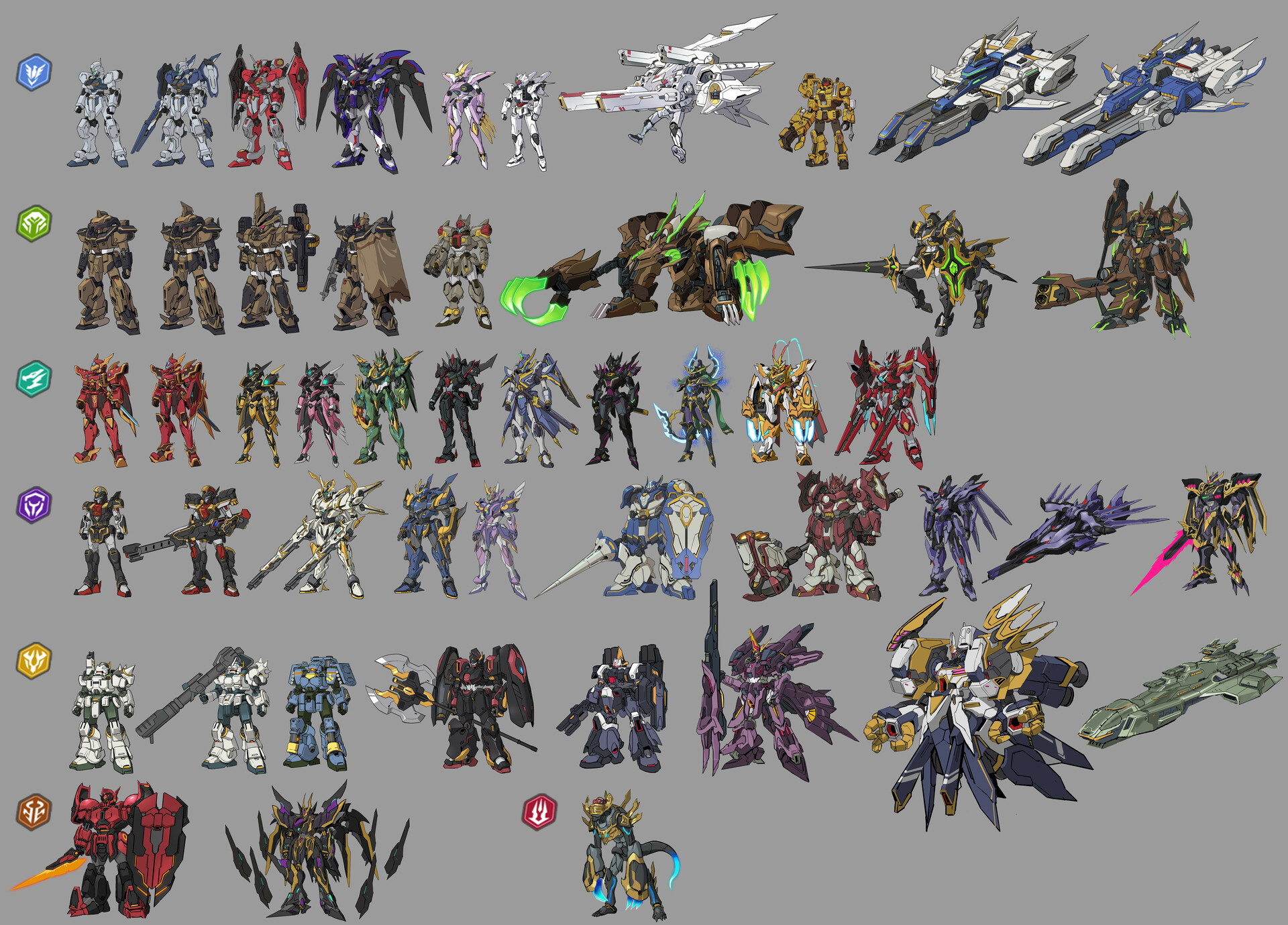 ArtStation - mecha sets（old）