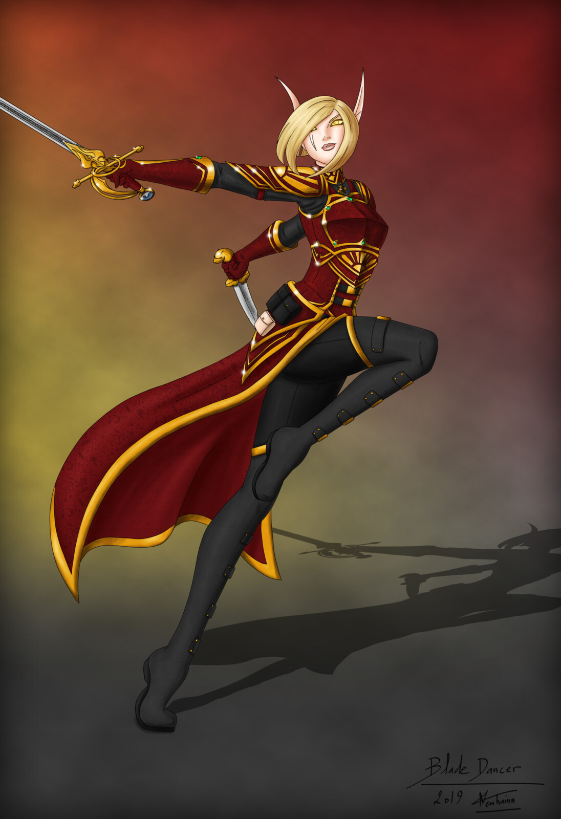 Nemhainn FV - Blood elf : Atia the blade dancer