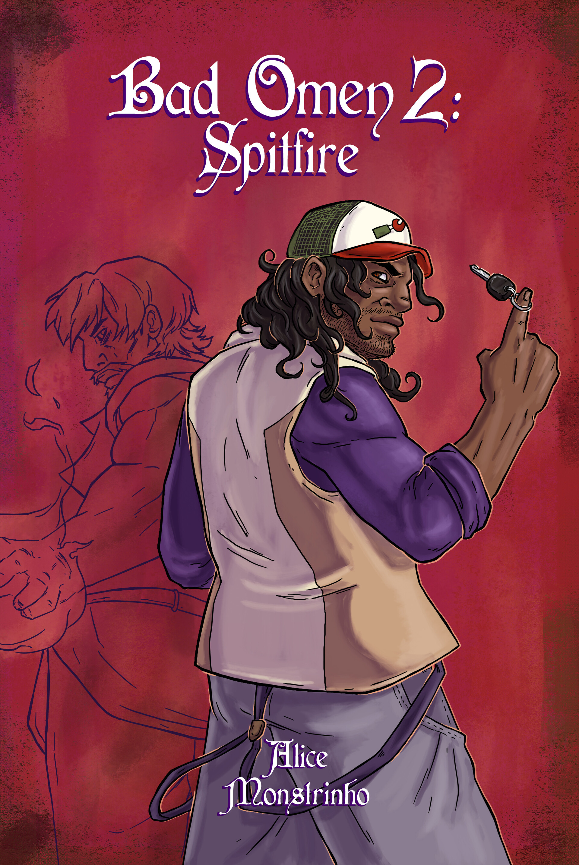 ArtStation - Bad Omen 2: Spitfire cover art, Alice Monstrinho