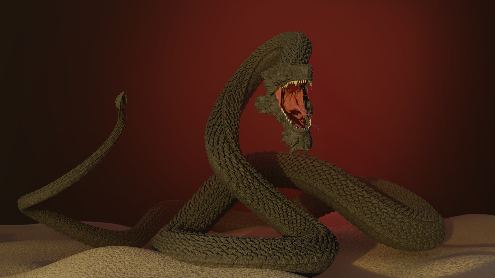 ArtStation - Dragon (wyrm)