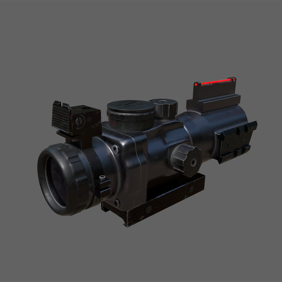 ArtStation - 4x32 Combat Scope
