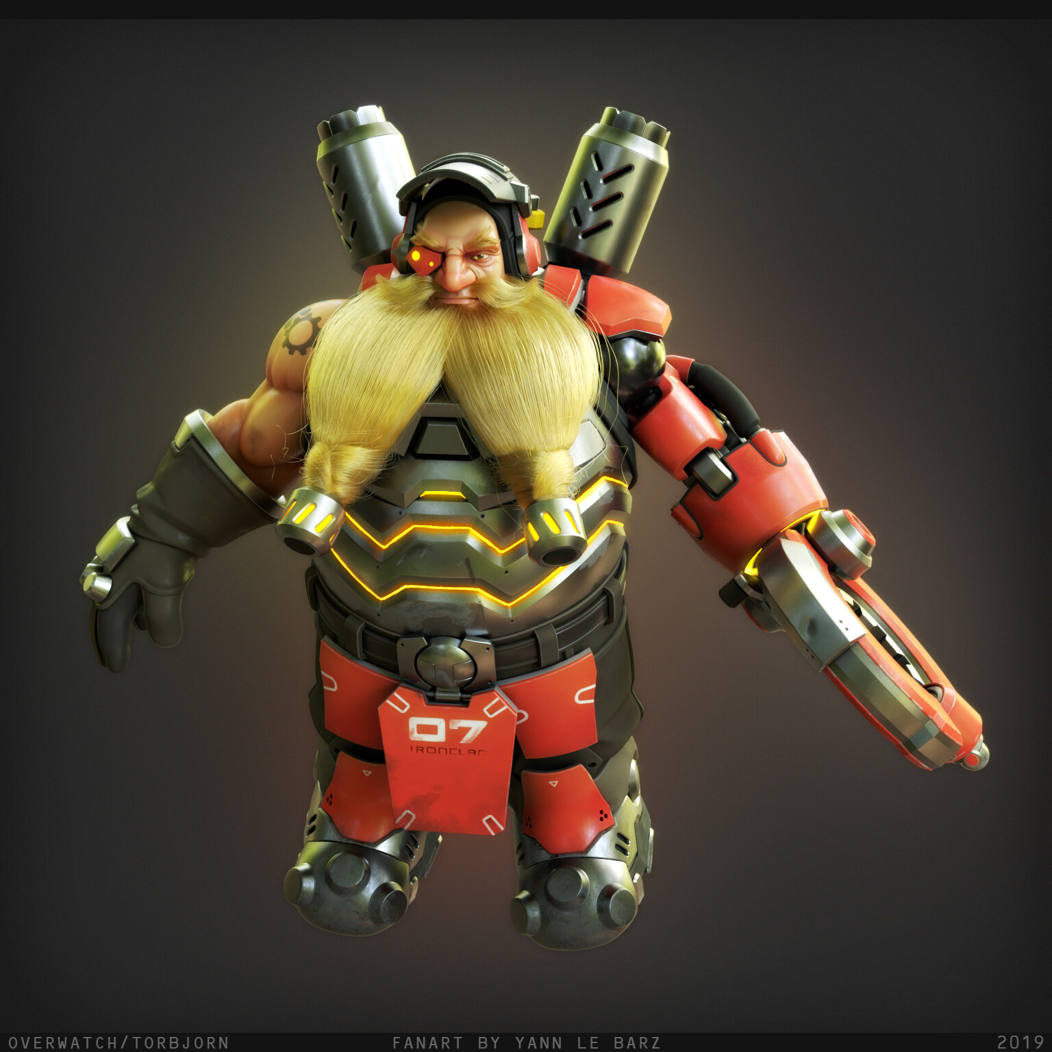 ArtStation - Overwatch TorbJörn Fanart