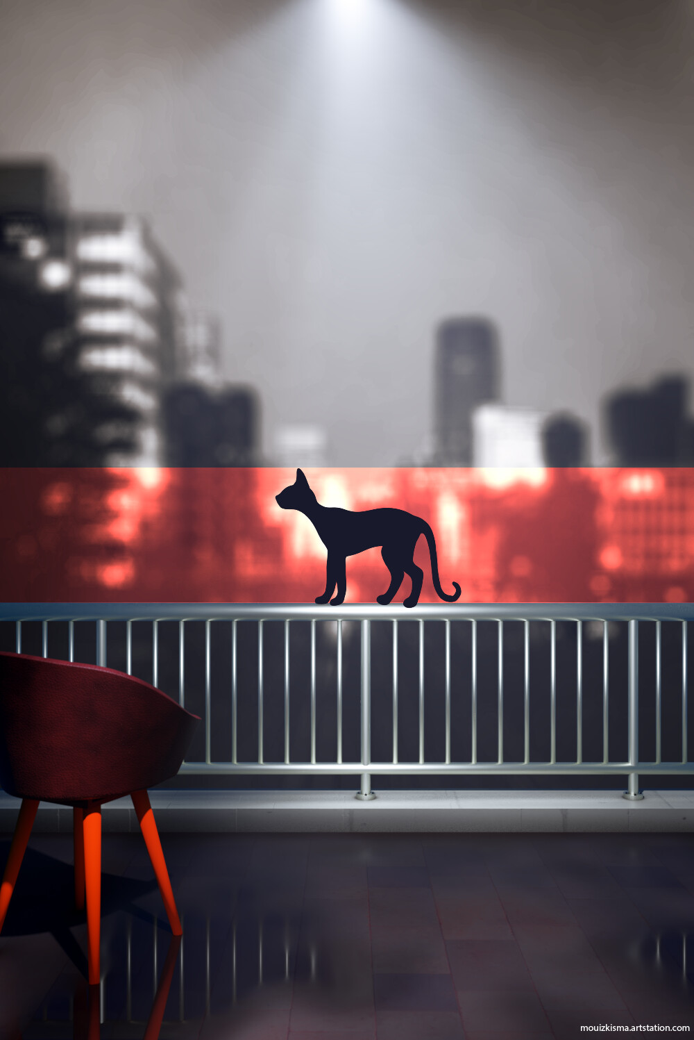 ArtStation - Night cat