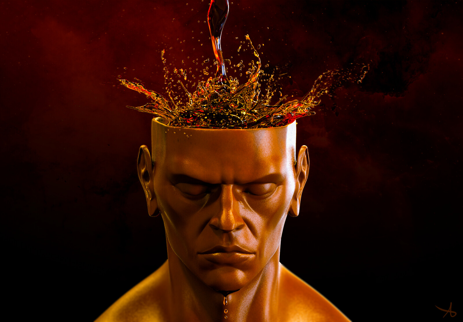 ArtStation - Liquid (One day challenge)