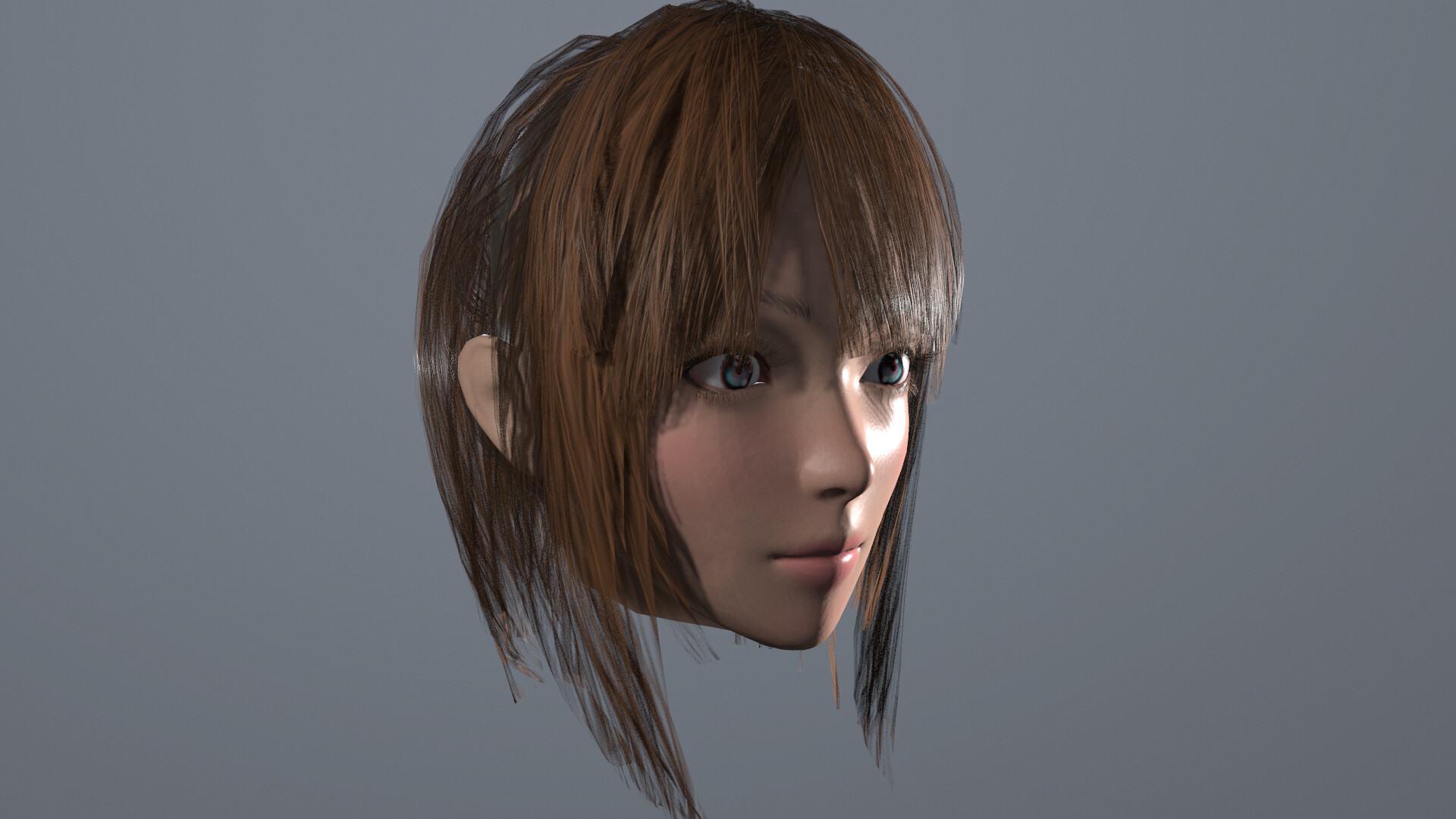 ArtStation - Hair Cards Study - Substance Painter