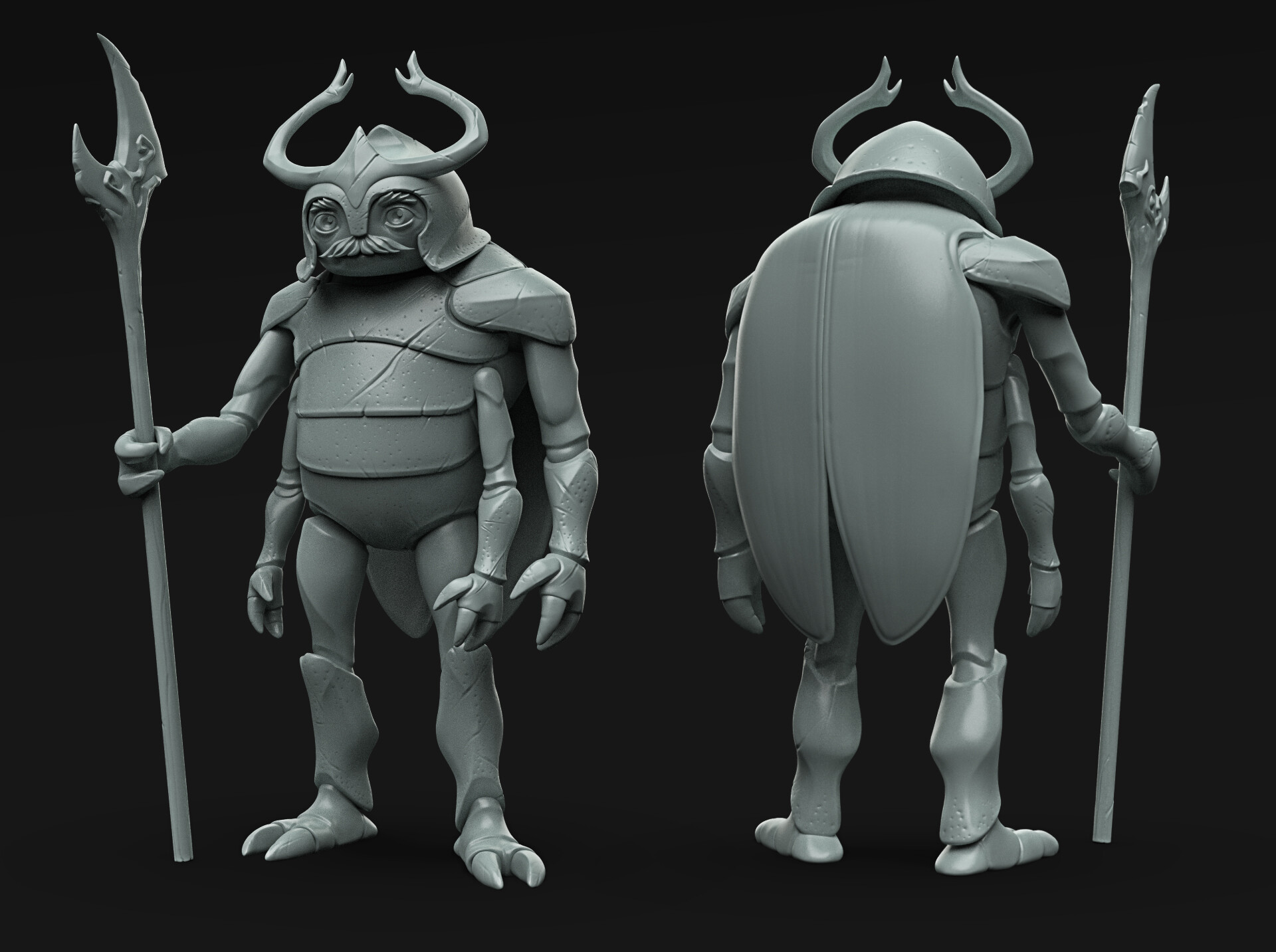 ArtStation - Beetle Warrior