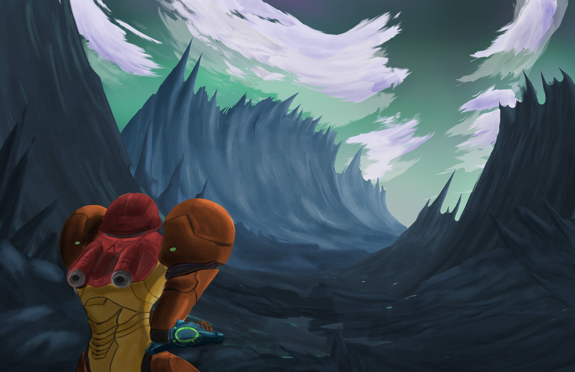 ArtStation - Samus Aran Fan art