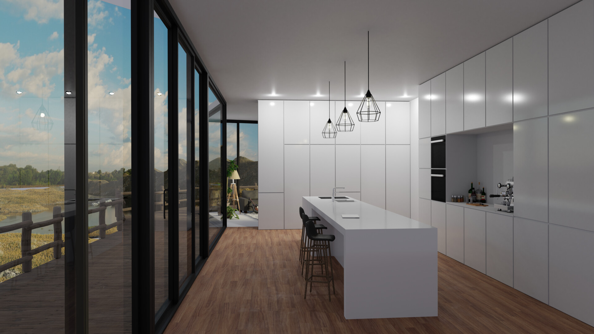 ArtStation - kitchen interior impression