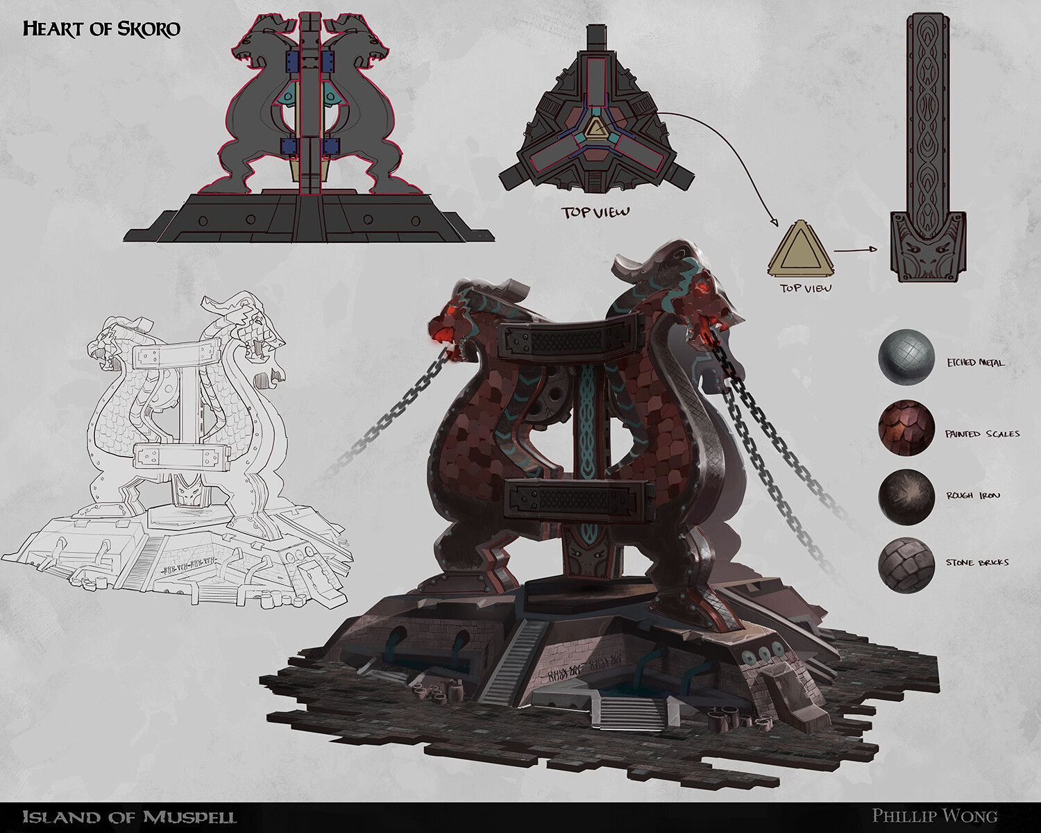 ArtStation - Dragon Anvil Concept