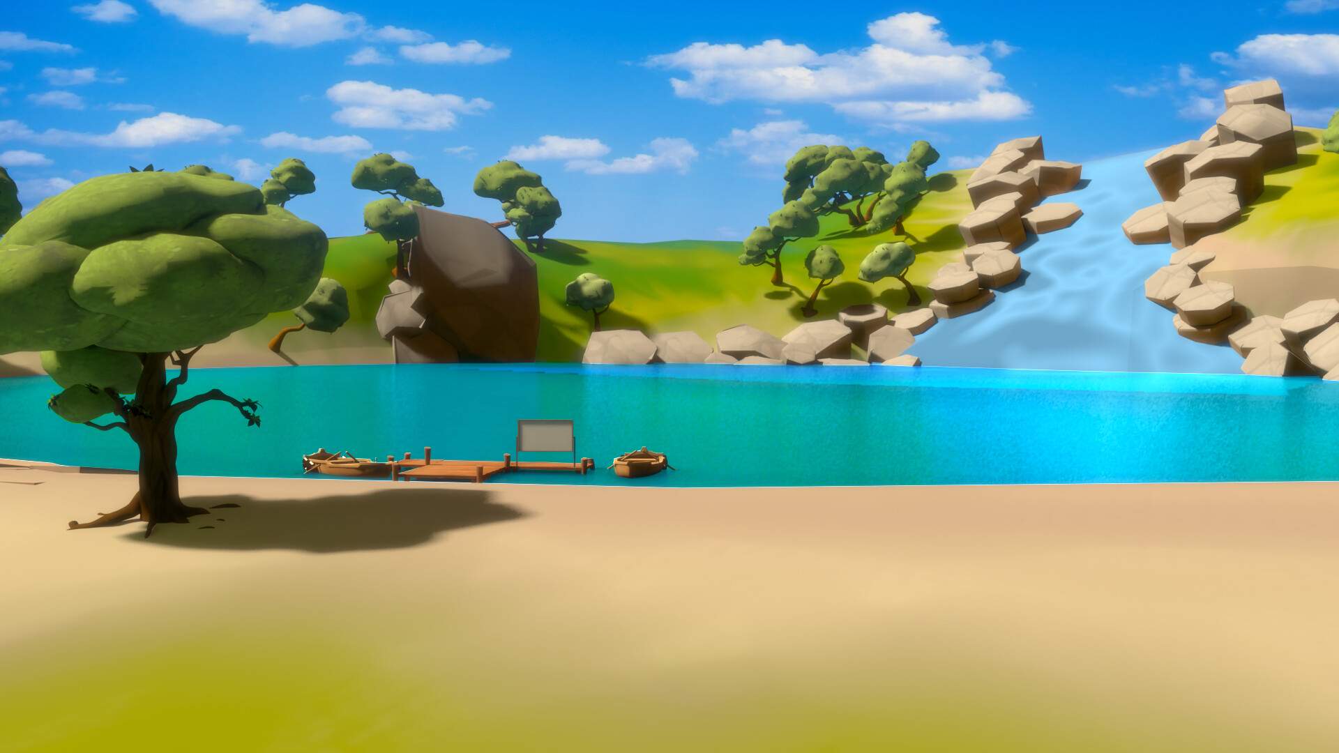 ArtStation - River Bg