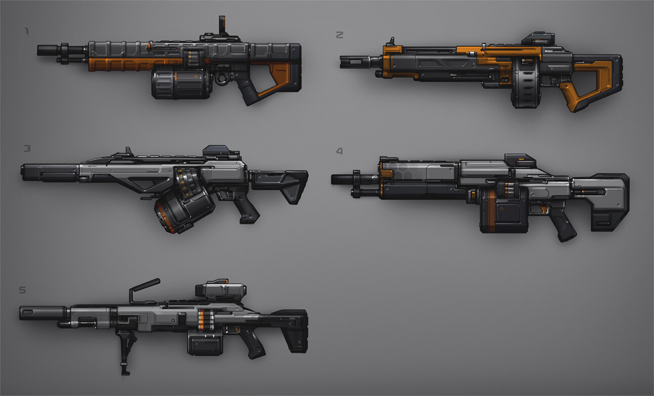 Roman Polyakov - Weapon concepts