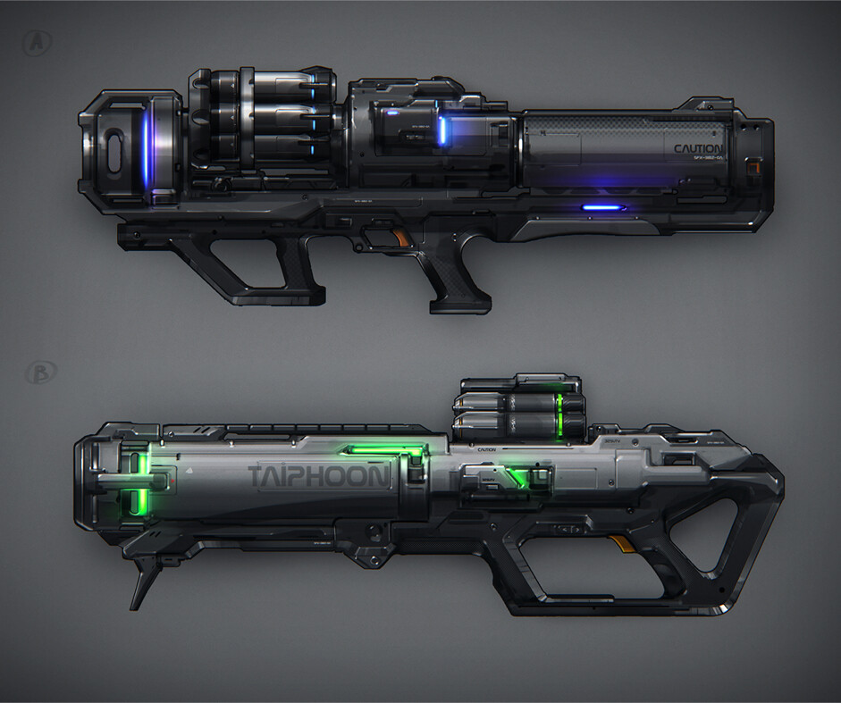 Roman Polyakov - Weapon concepts