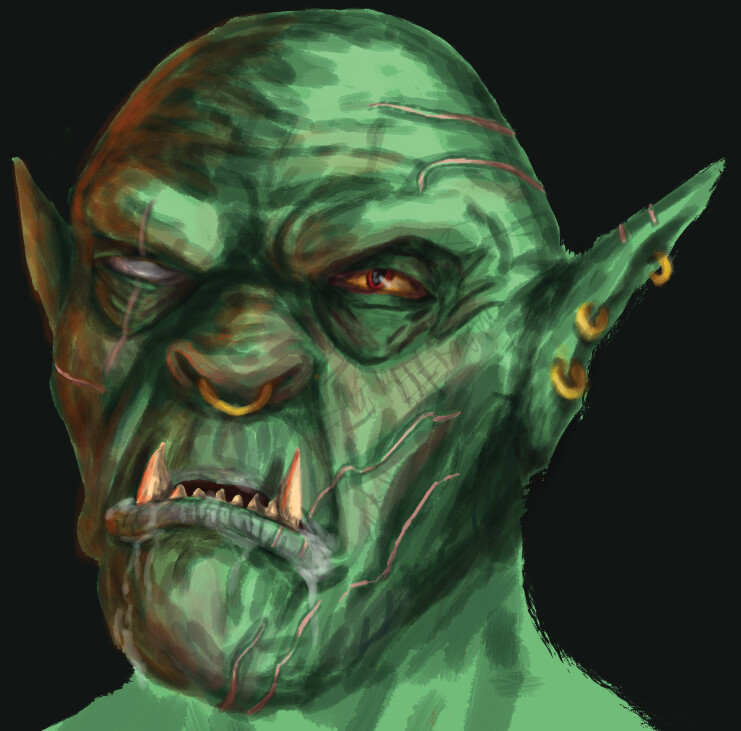 ArtStation - orc face
