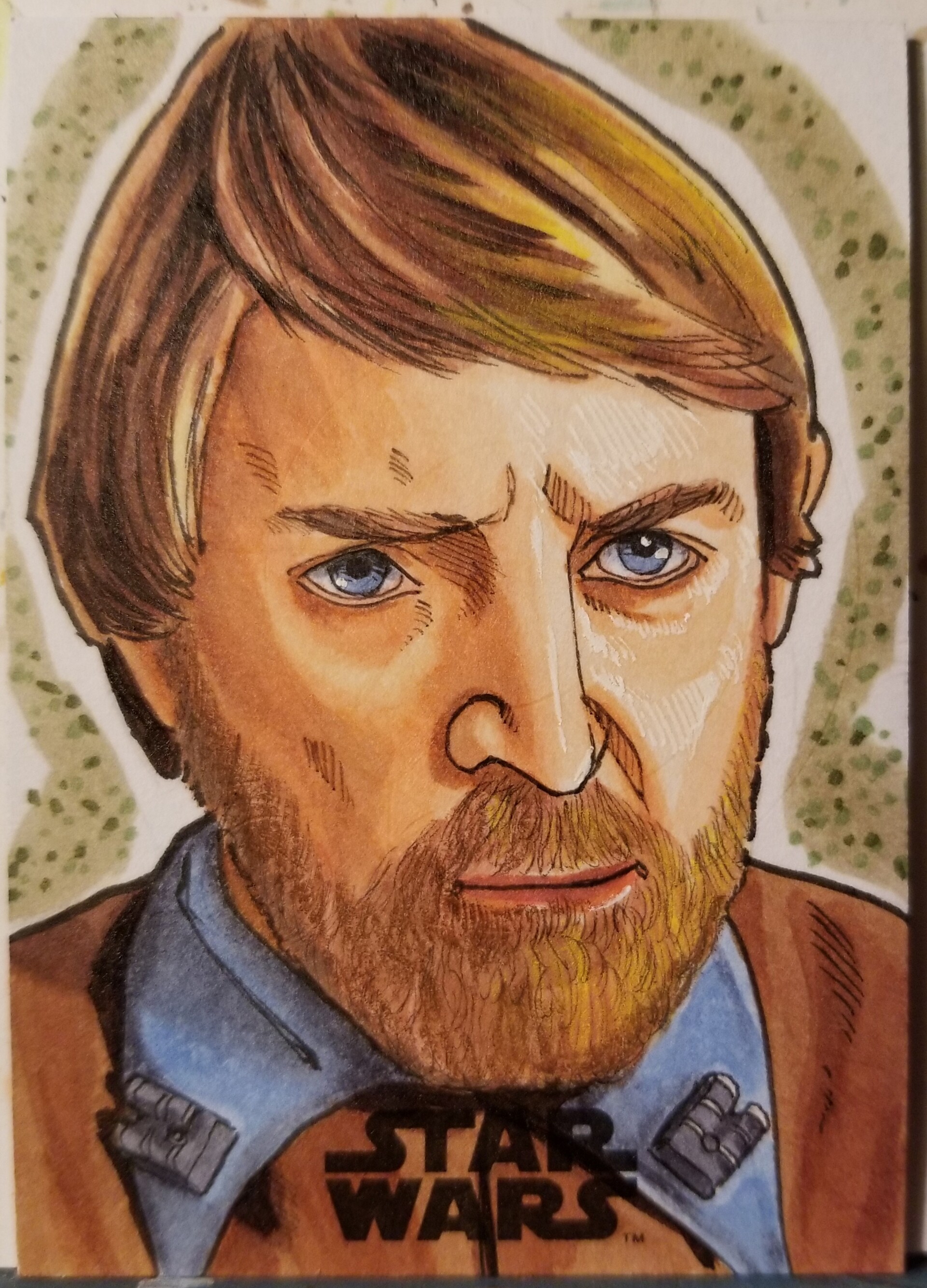 ArtStation - Topps Star Wars Galaxy 2018 General Madine Sketch Card