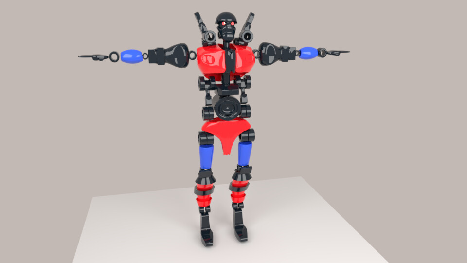 ArtStation - Robot Design in Blender