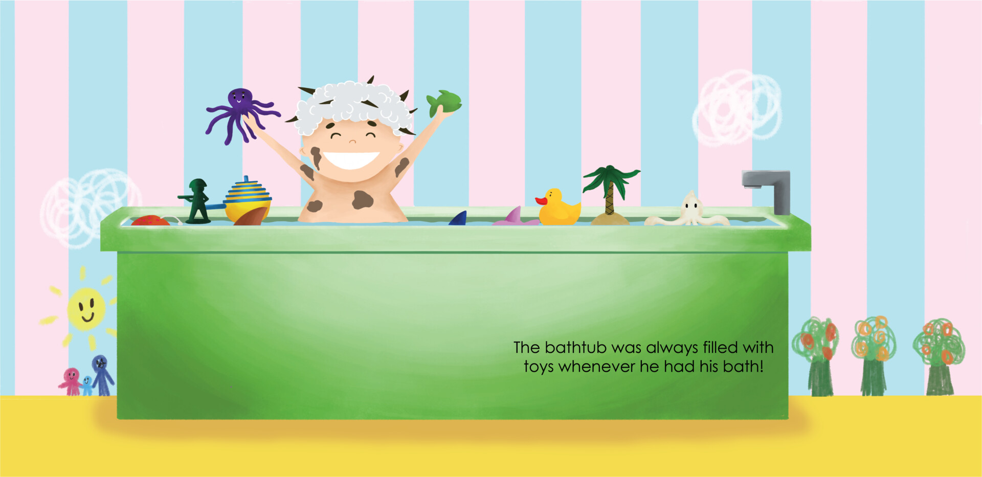 ArtStation - Children Book - It's Bath Time! Page 5