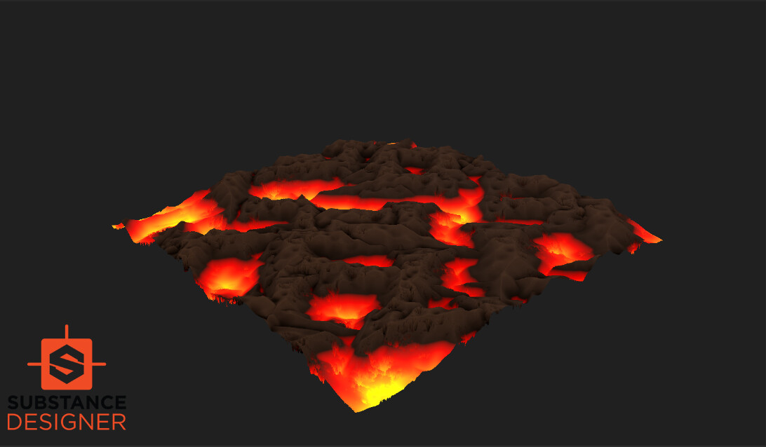 ArtStation - Lava (Substance Designer)