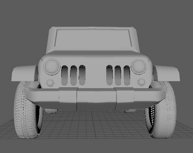 ArtStation - Jeep Model