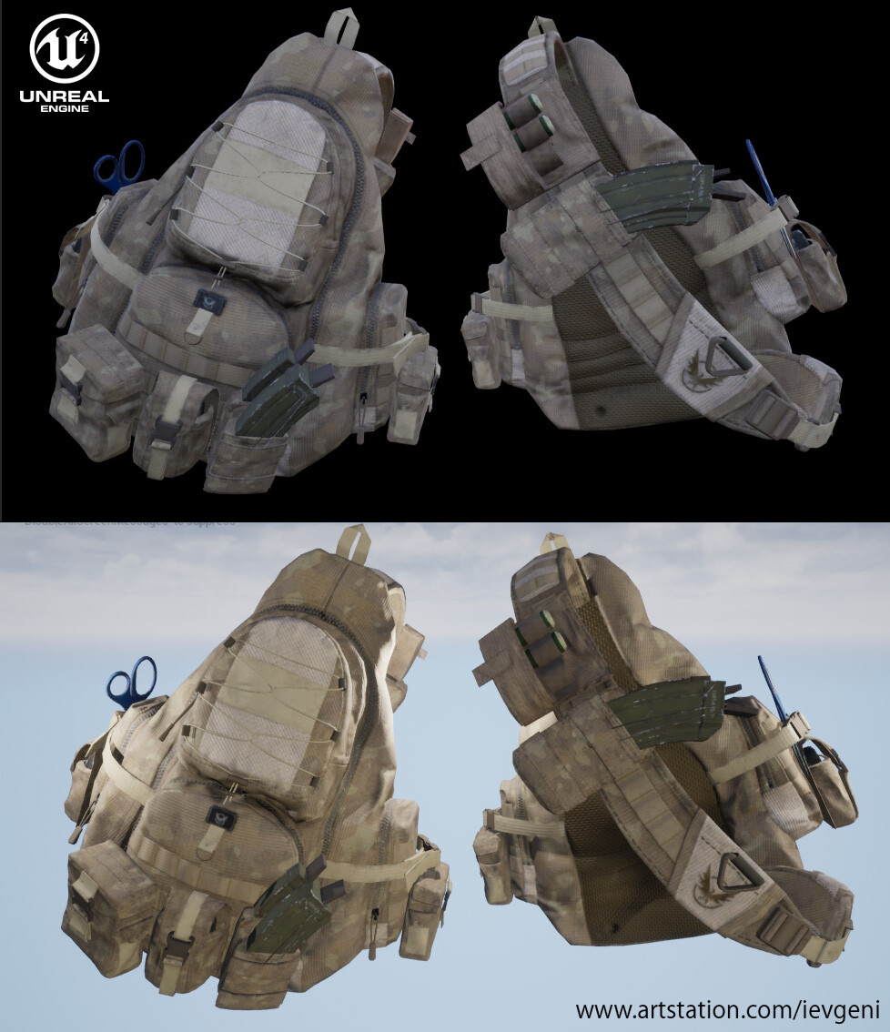 Jevgeni Laur - Tom Clancy Division - Backpack fan art