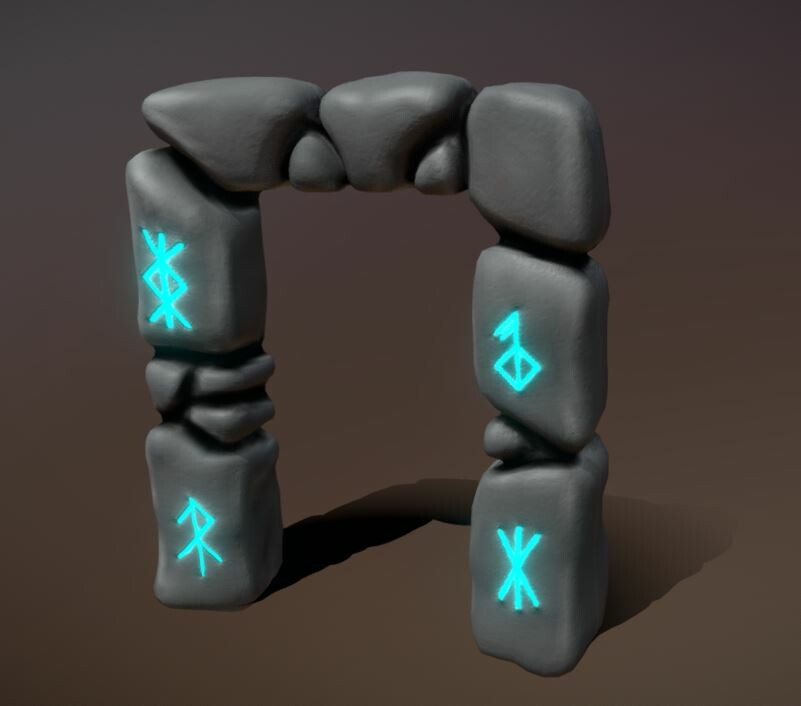 ArtStation - Cave Door -Silent Mist Game-