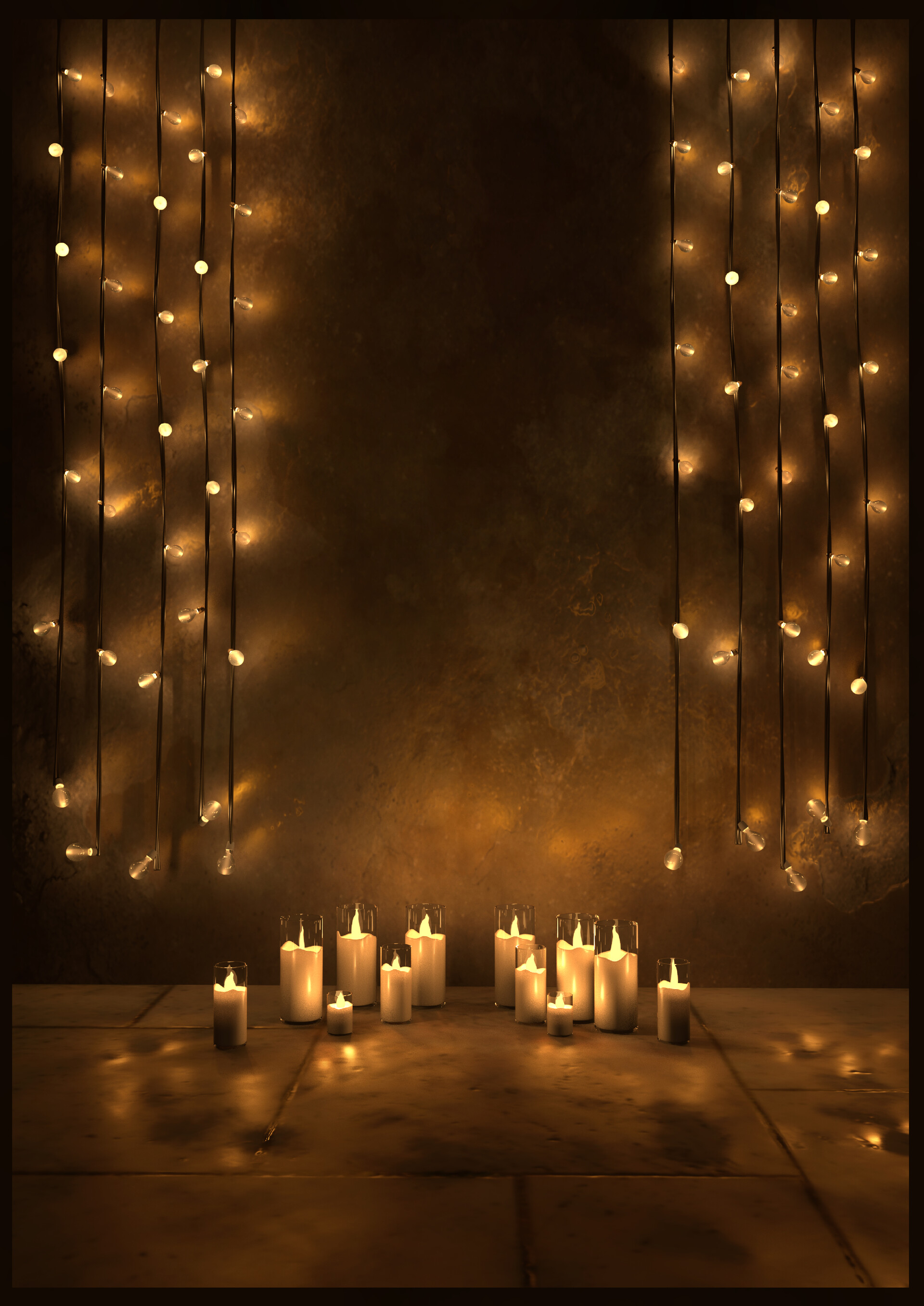 ArtStation - candle and bulb