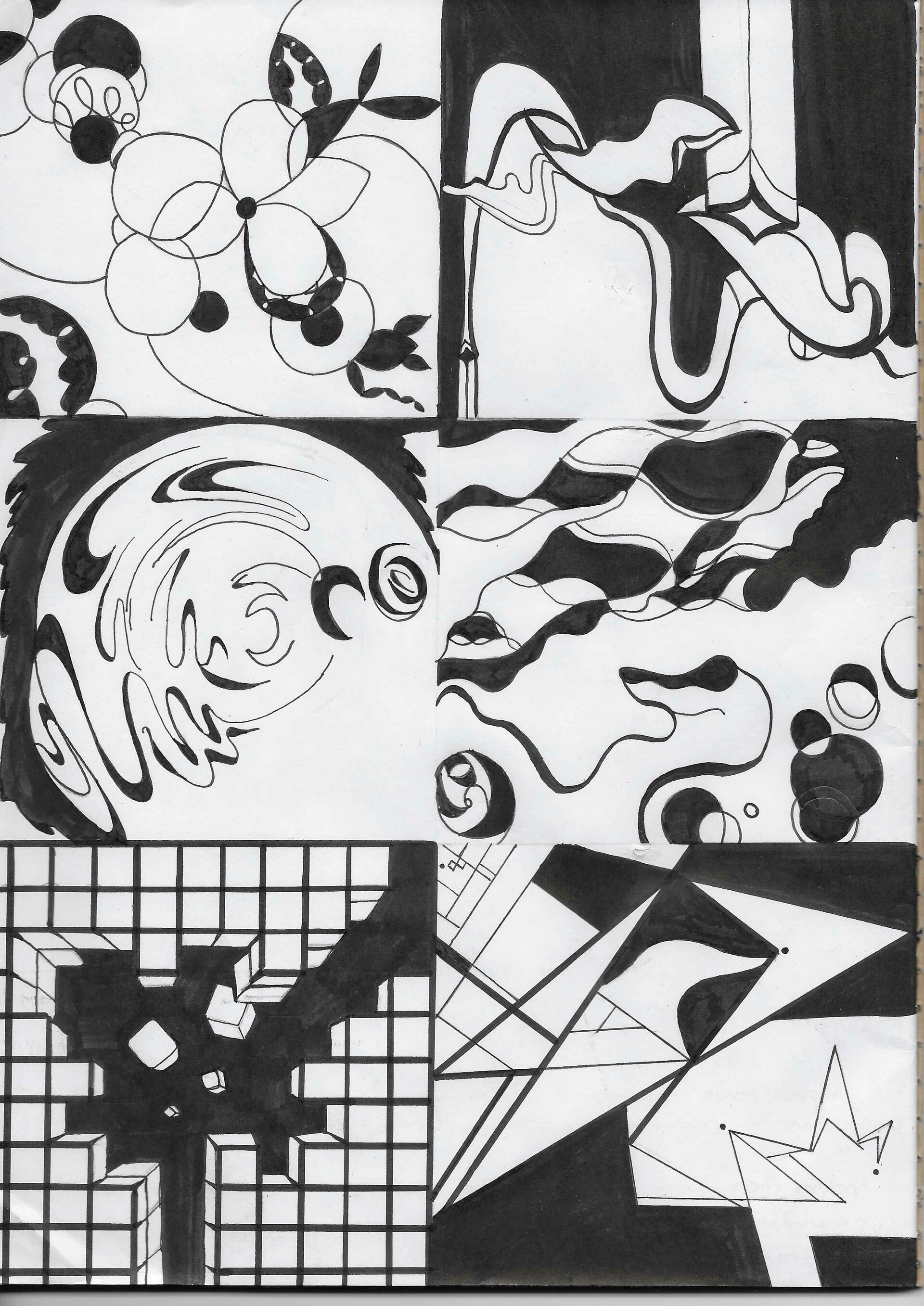 how to draw figure and ground