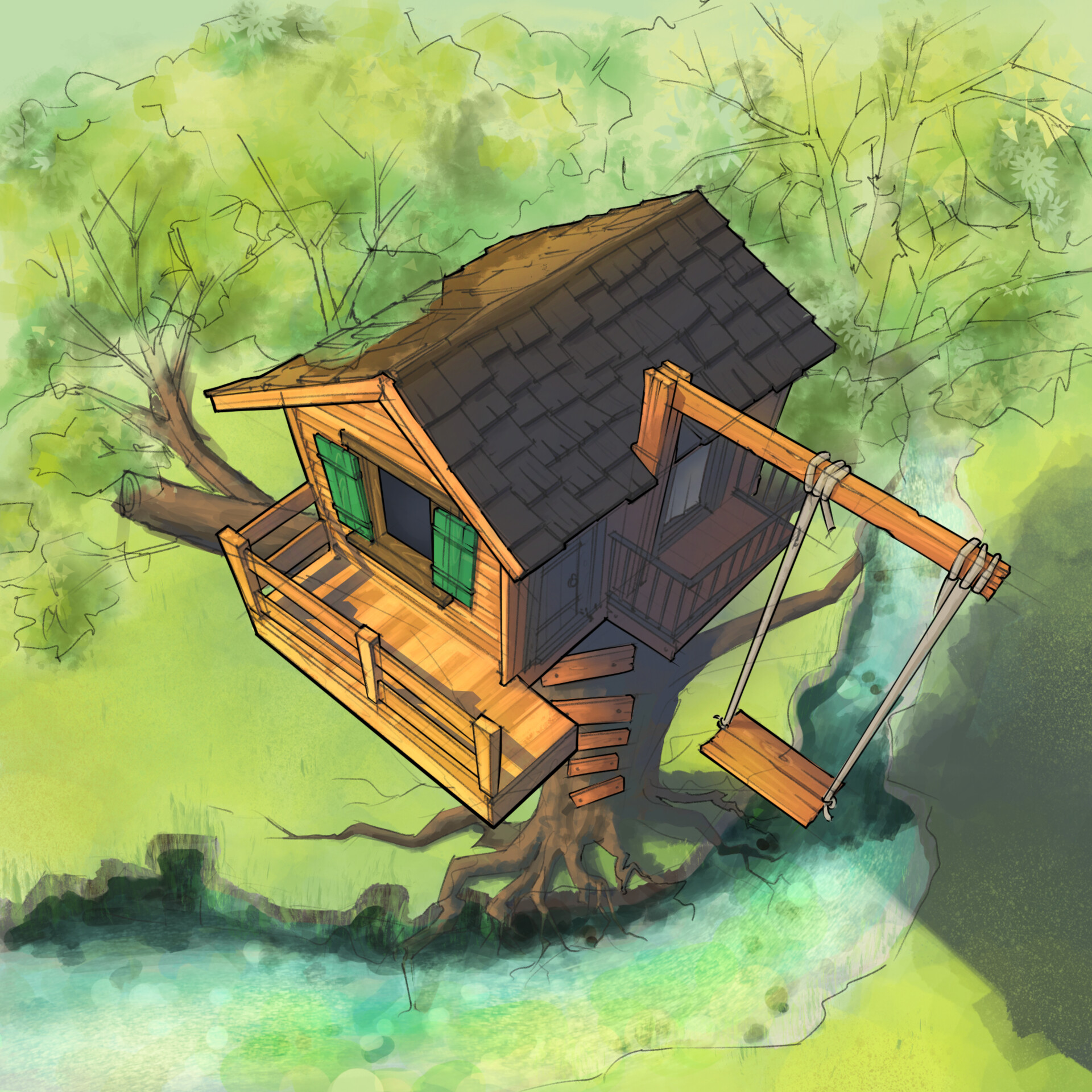 ArtStation - Treehouse