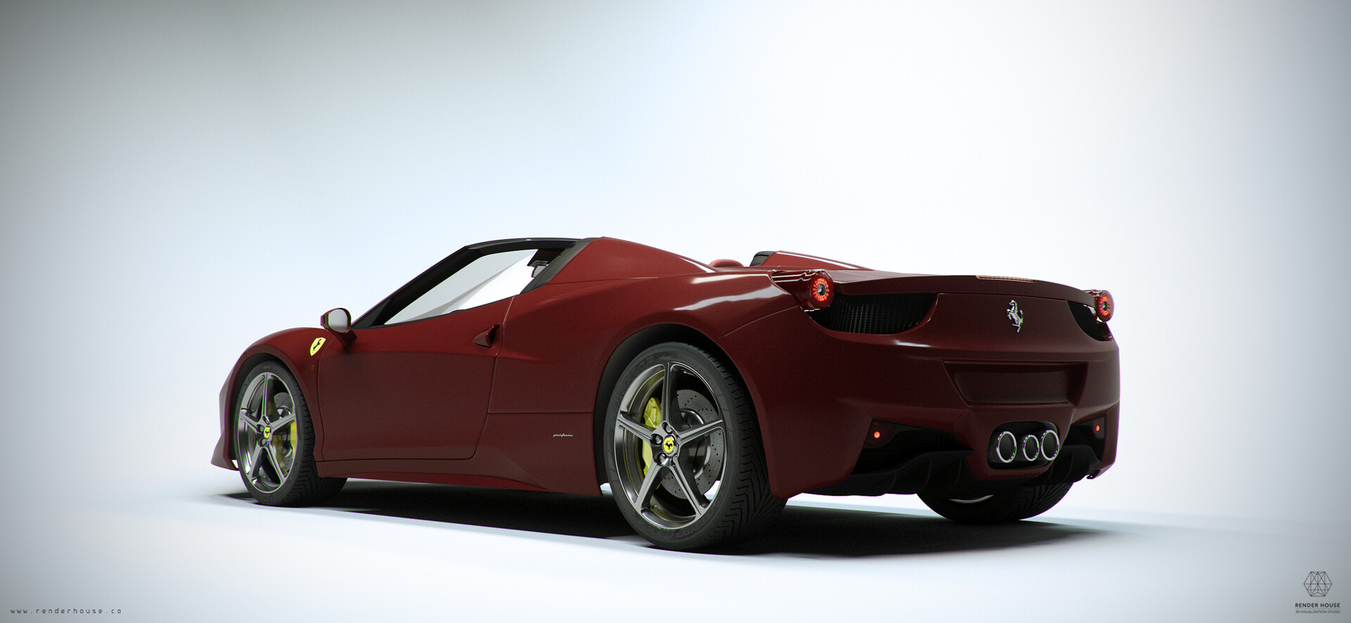 ArtStation - Ferrari 458 spider