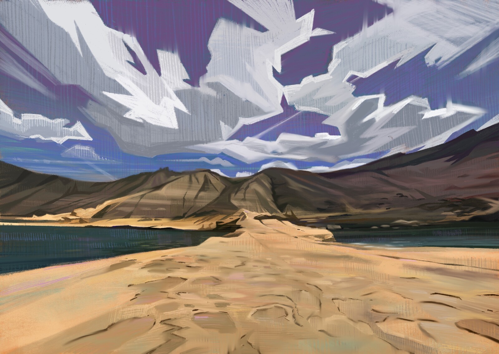 Jerry Washington - Virtual Plein air painting in Malta